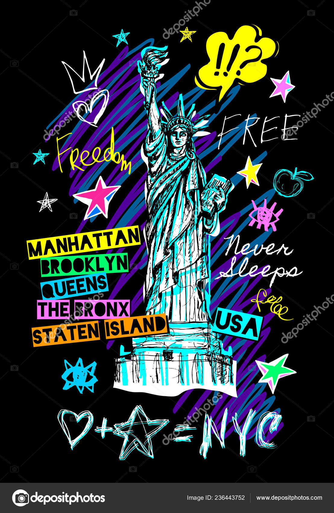 Statue Of Liberty Doodle