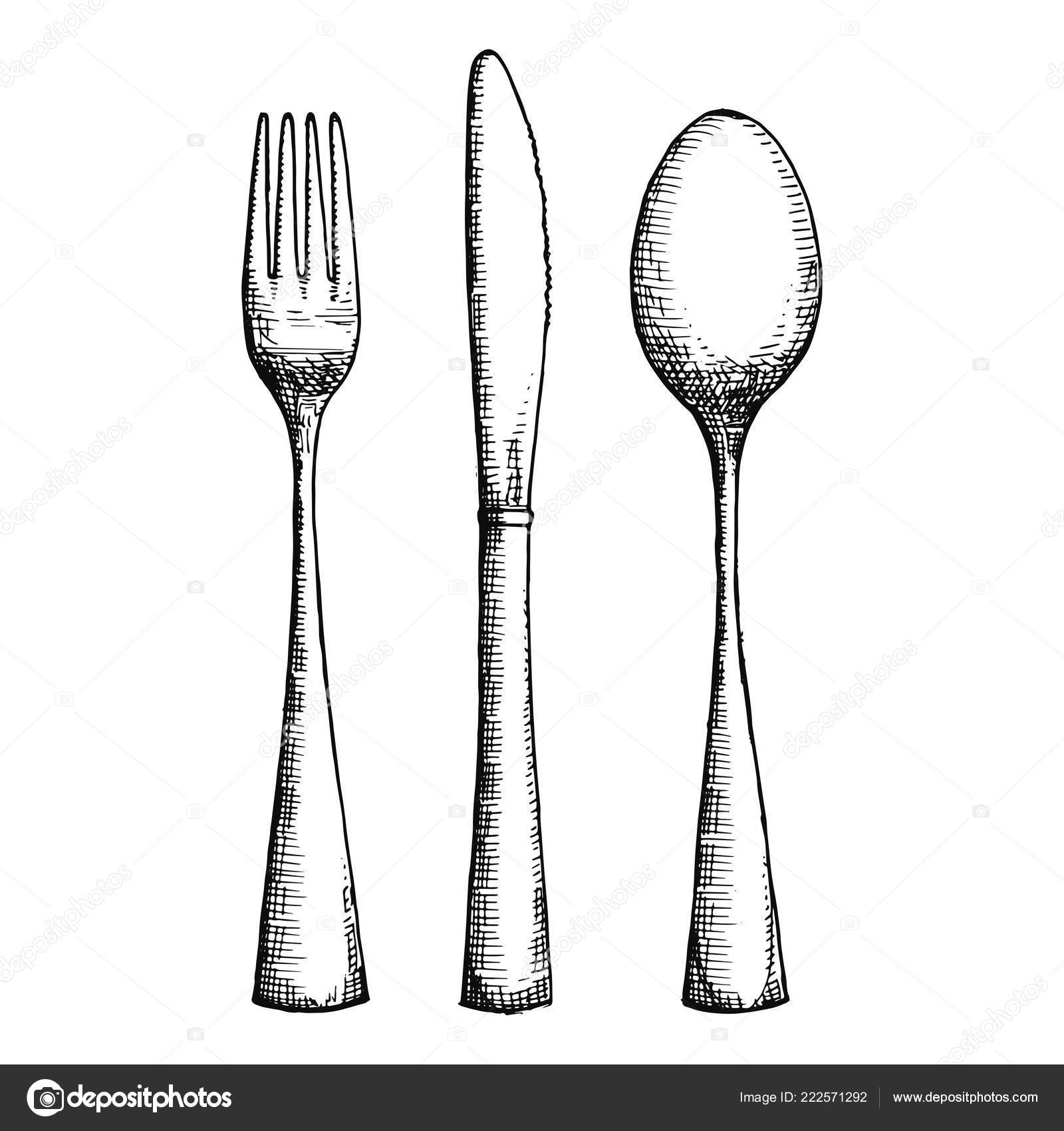 Silverware Drawing
