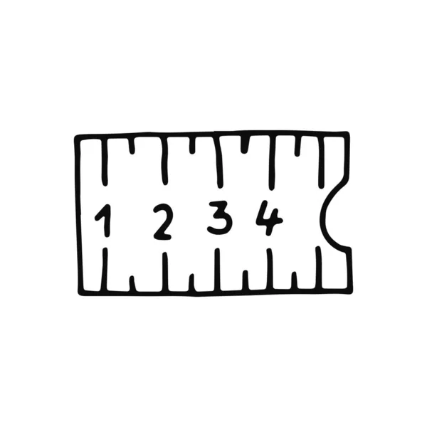 Ruler Icon Vector Sketch Hand Insulated Drawing ⬇ Vector Image by ...