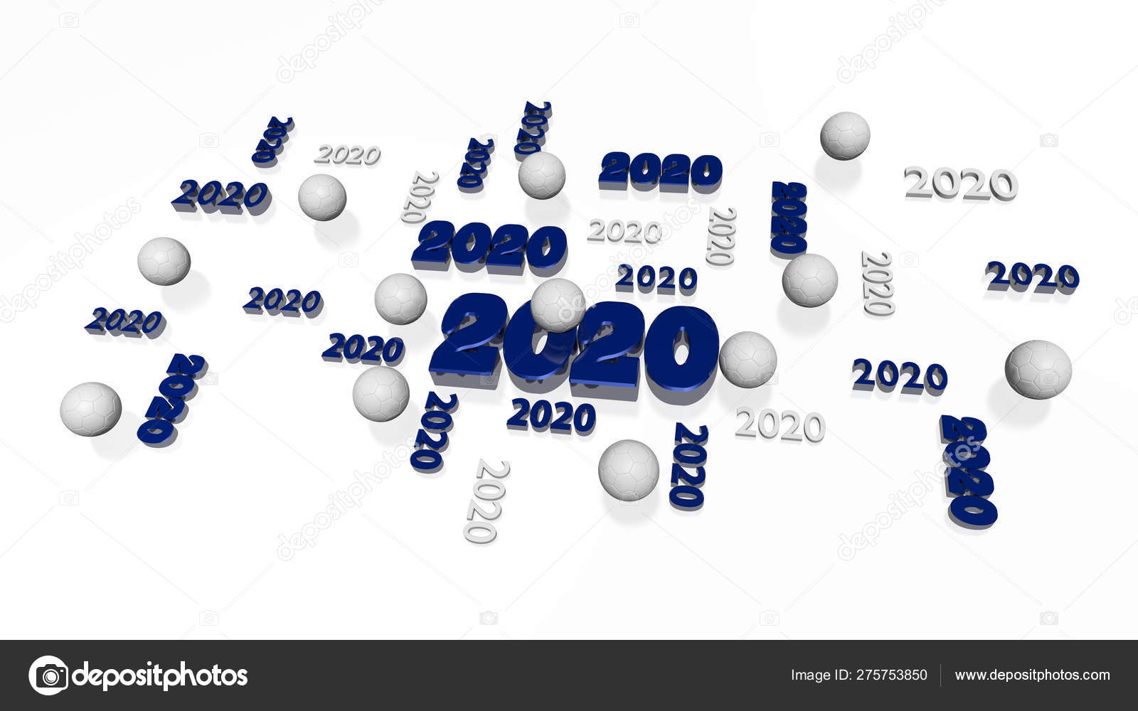 Several Handball 2020 Designs with Some Balls — Stock Photo © shkyo30 ...