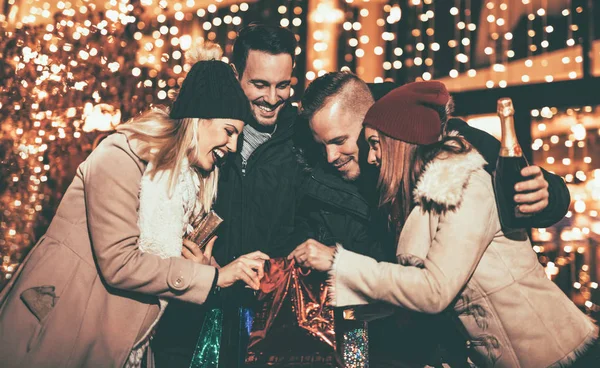 Friends celebrating lights Stock Photos, Royalty Free Friends ...