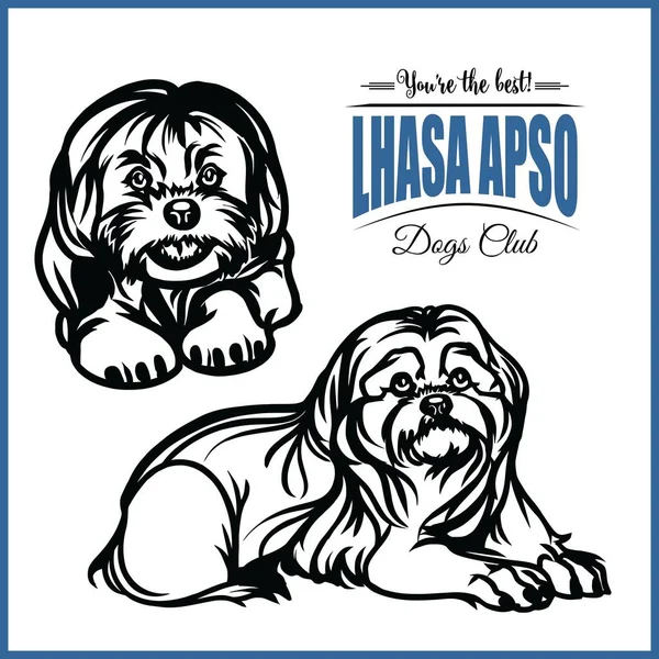 90 Lhasa apso Vectors - Free & Royalty-free Lhasa apso Vector Images ...