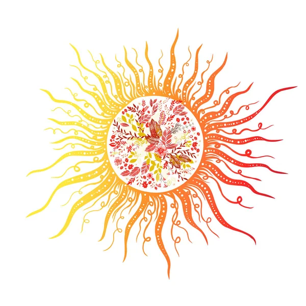 Fire, sun Stock Vector Image by ©kazyavka #3299864