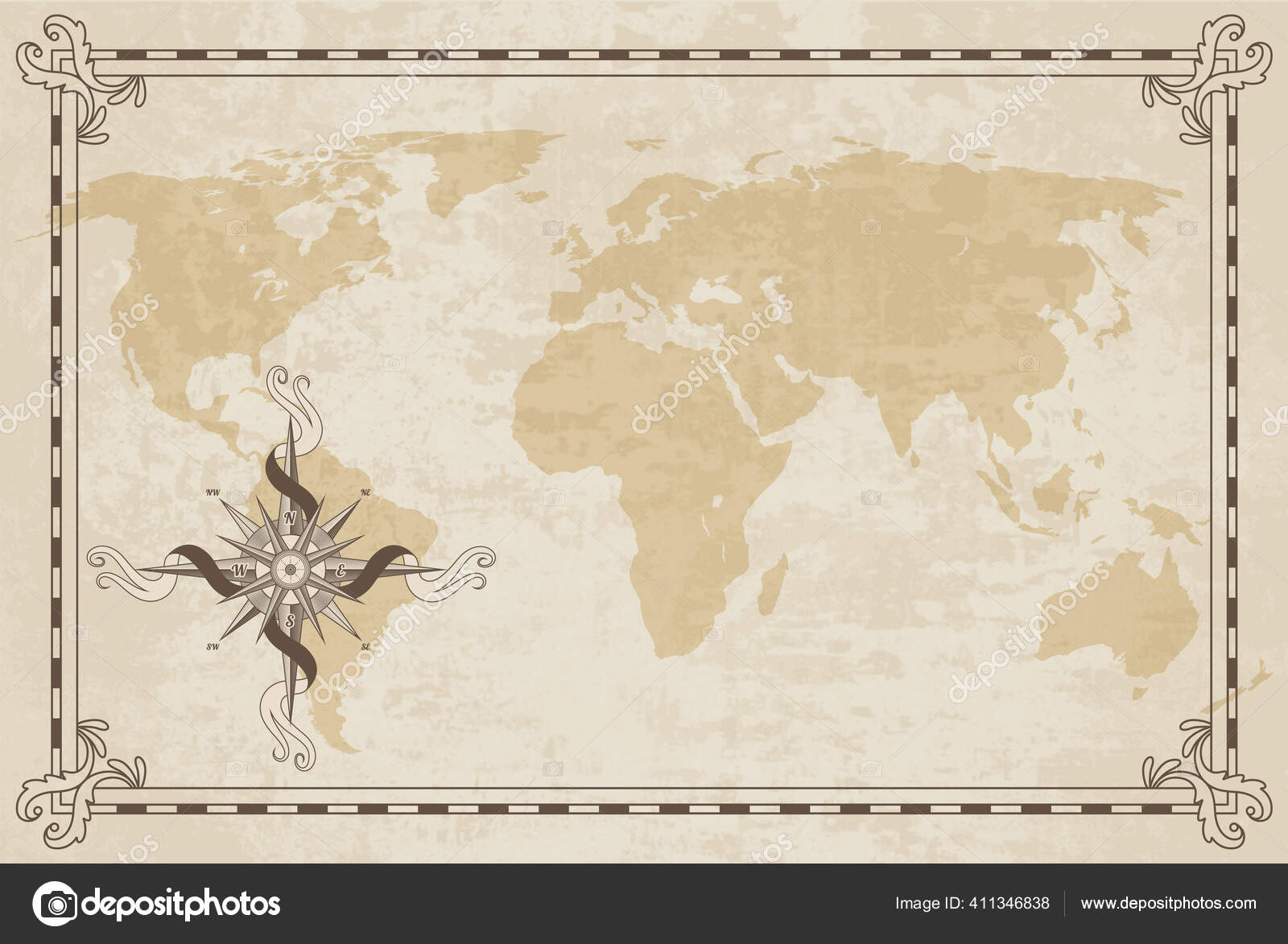 Decorative Map Border