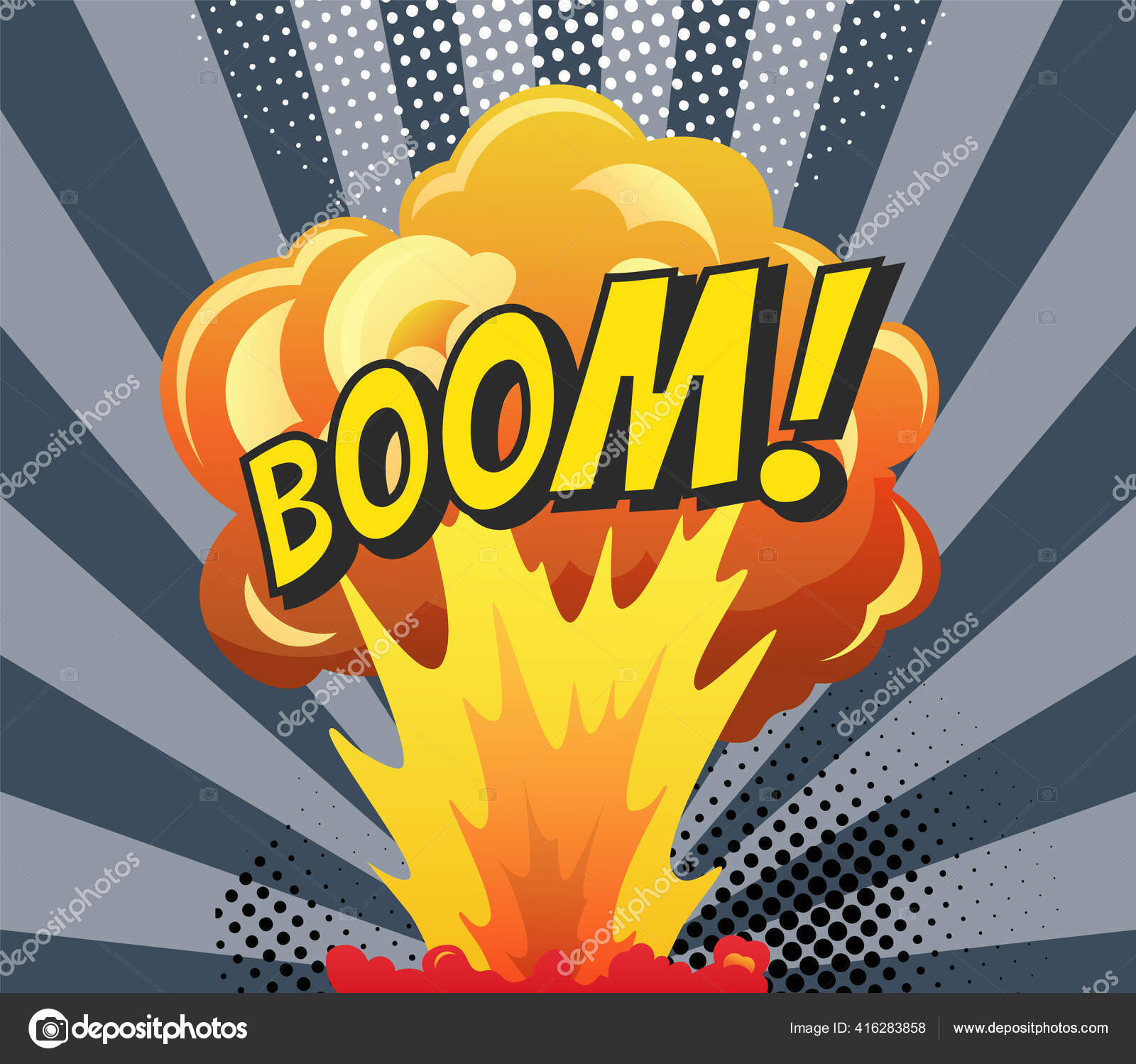 Exploding Pop Cartoon