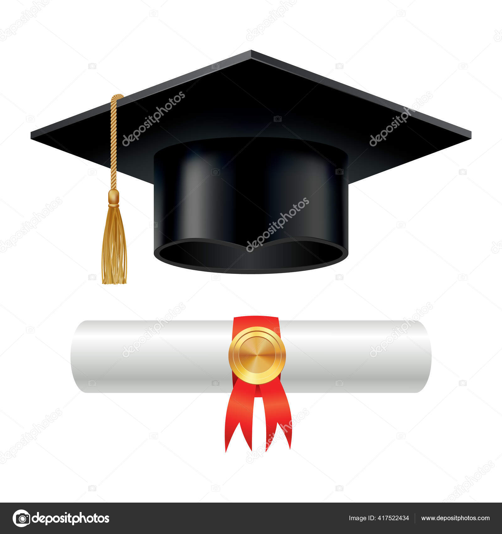 Diploma Scroll Vector