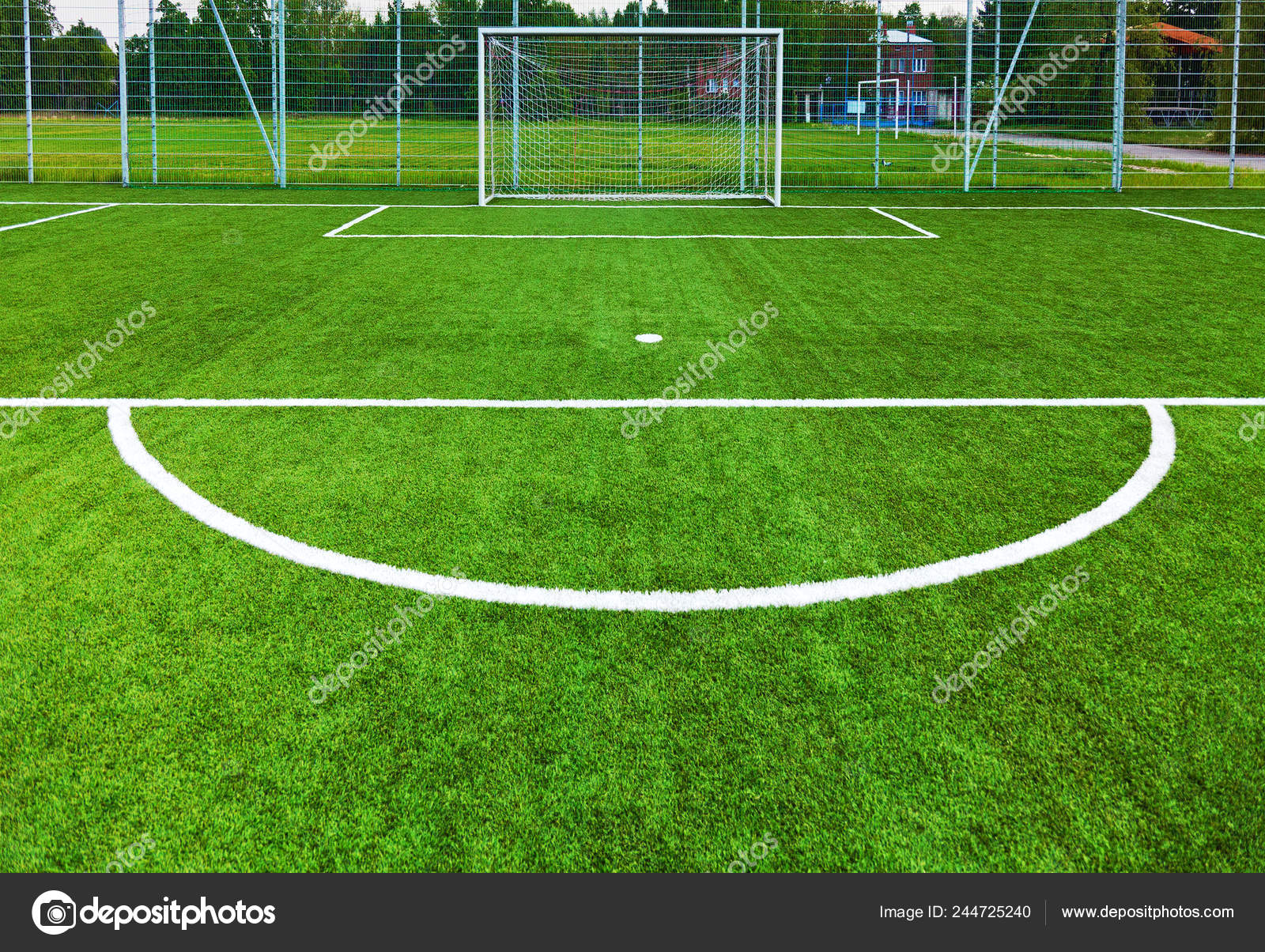Soccer Field Stadium Goal