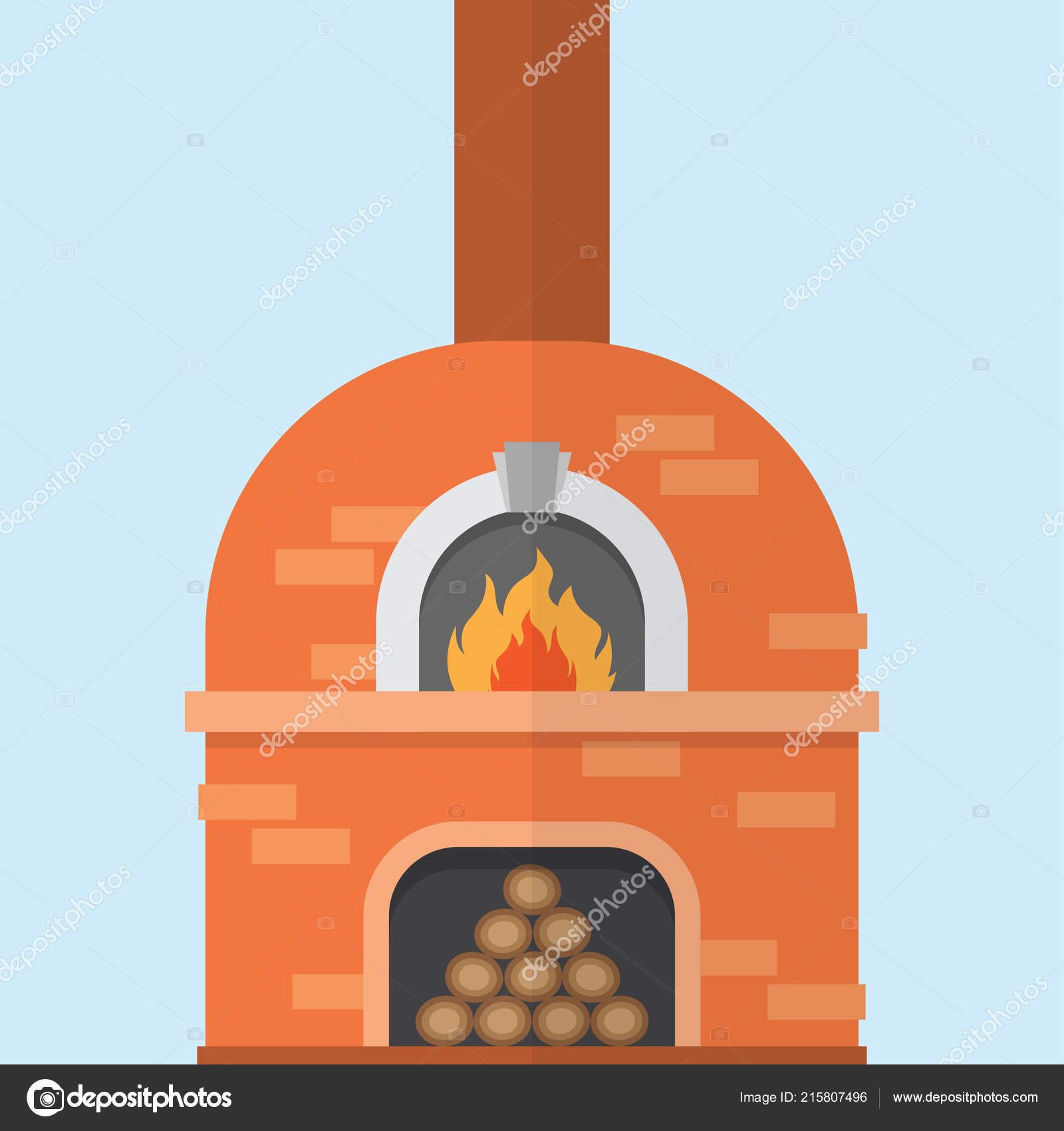 Oven On Fire Cartoon