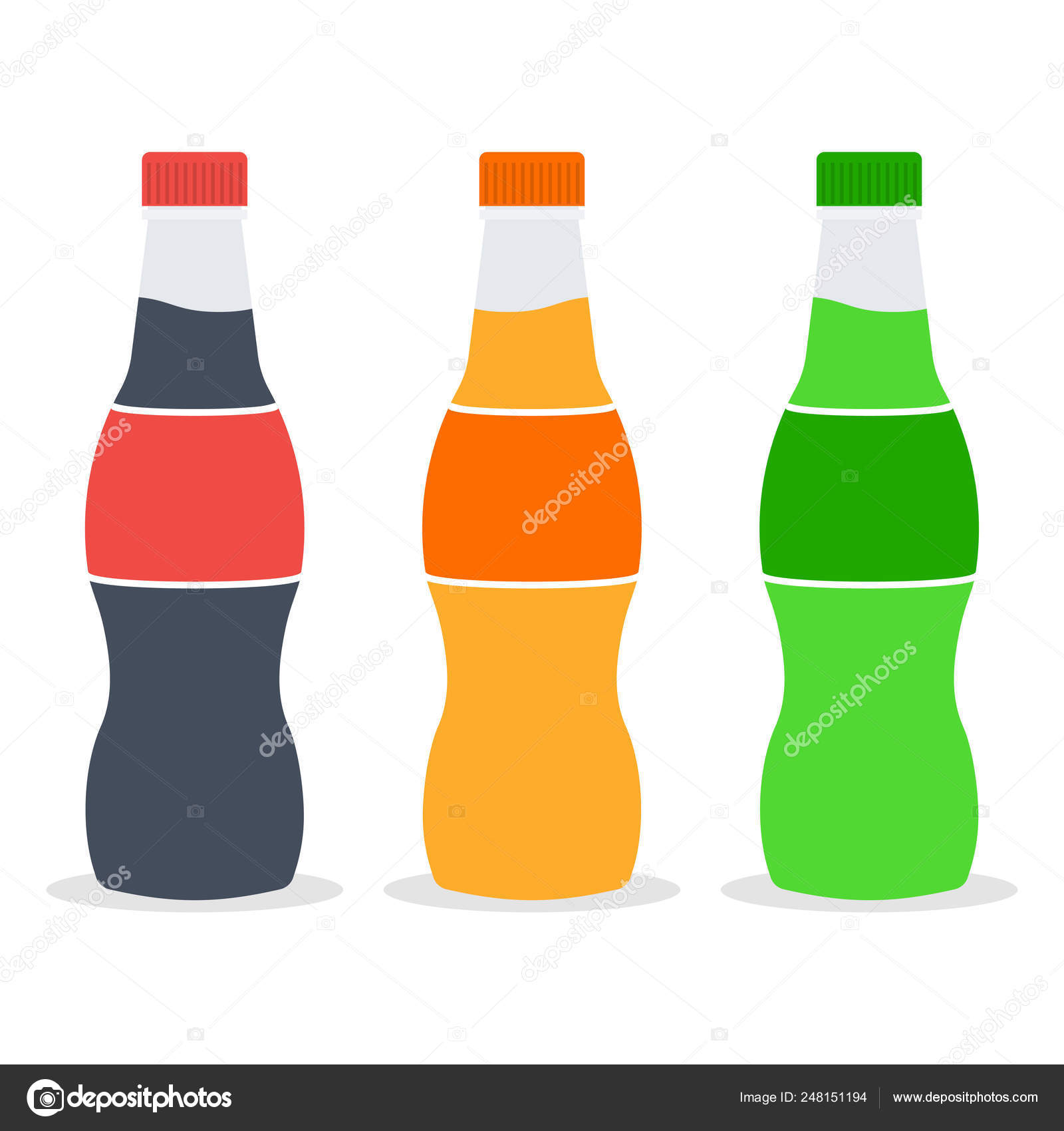 Plastic Soda Bottle Clip Art