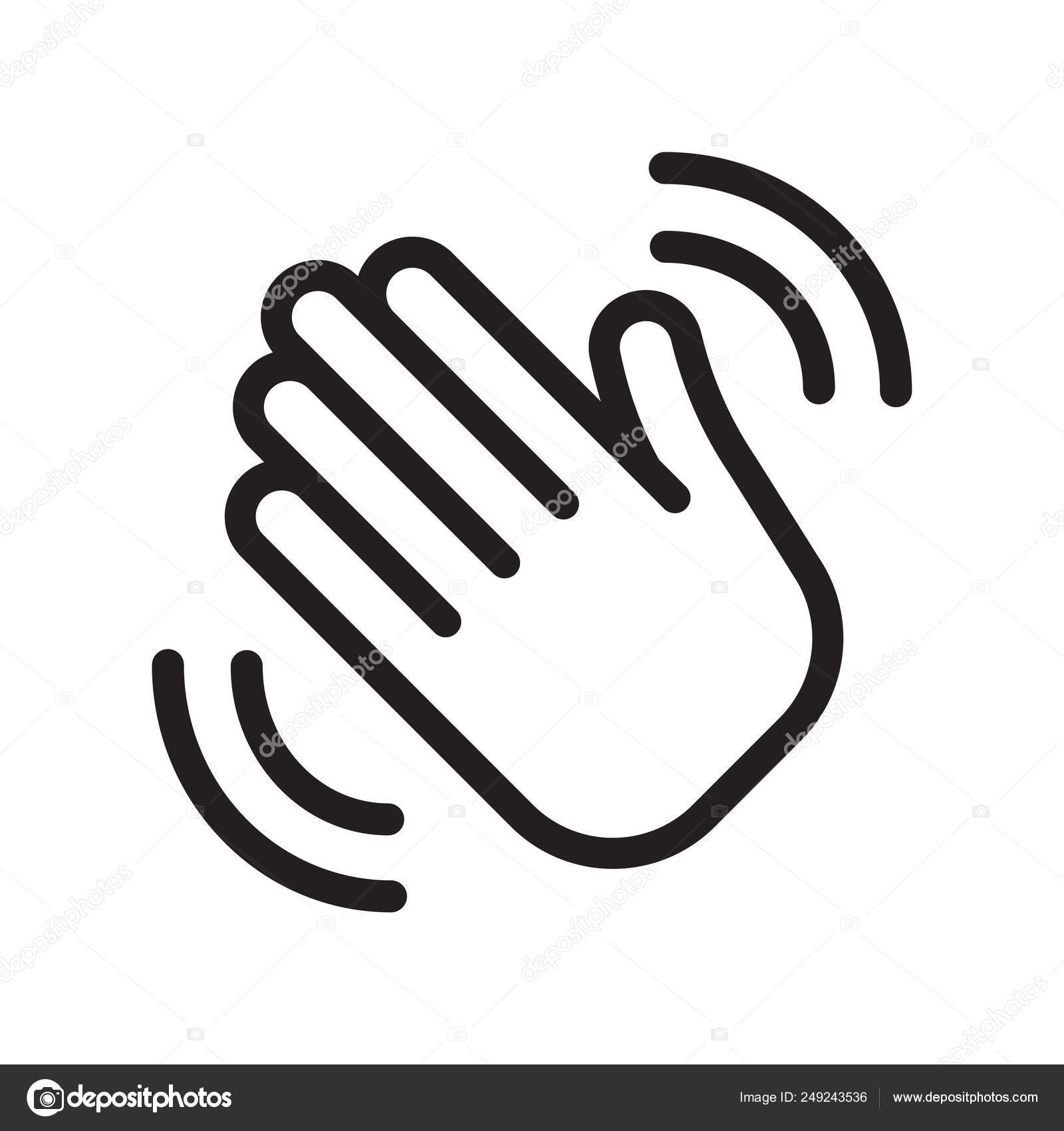 Greeting sign. Hello symbol. Stock Vector by ©Makc76 249243536