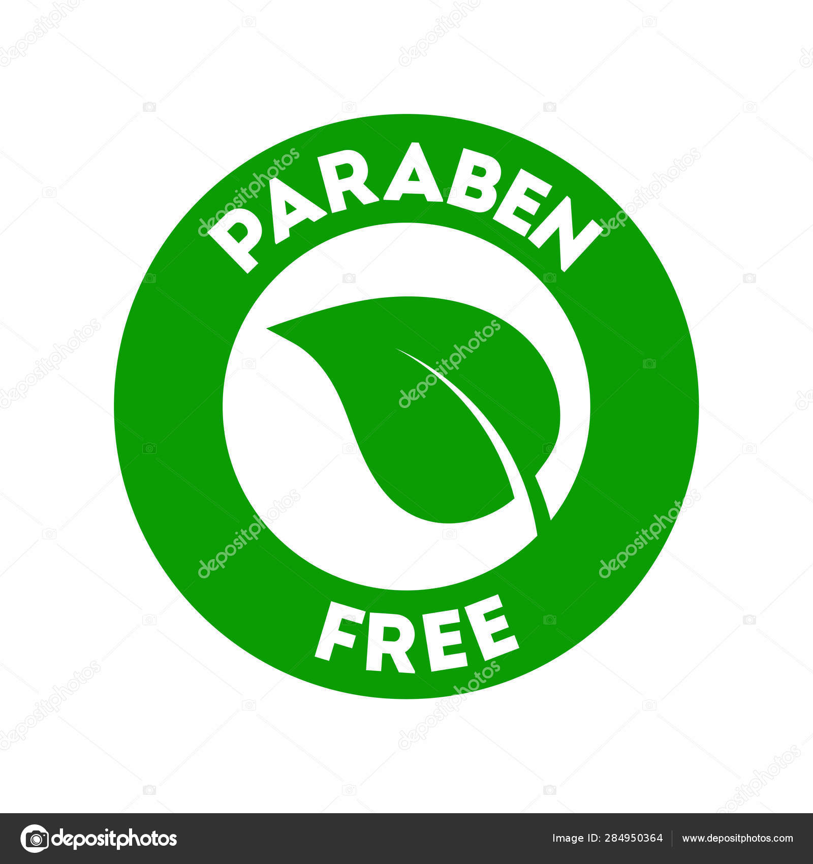 Icono libre de parabenos. ilustración vectorial Vector de stock ...