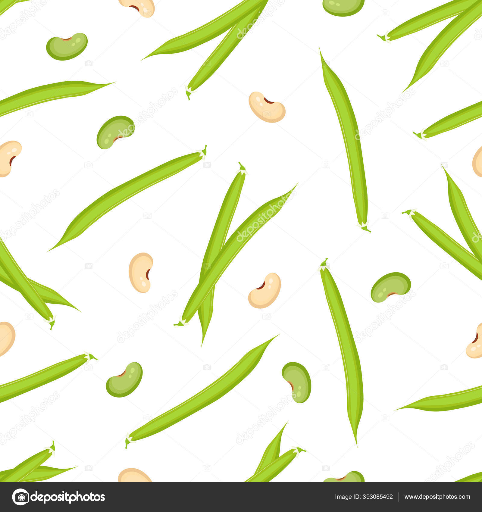 String Beans Cartoon