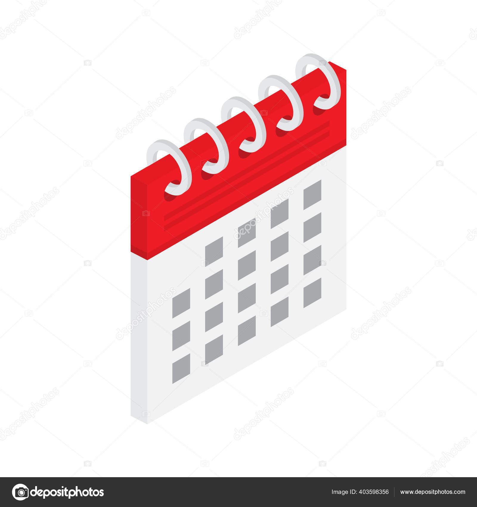 Icono De Calendario En Blanco