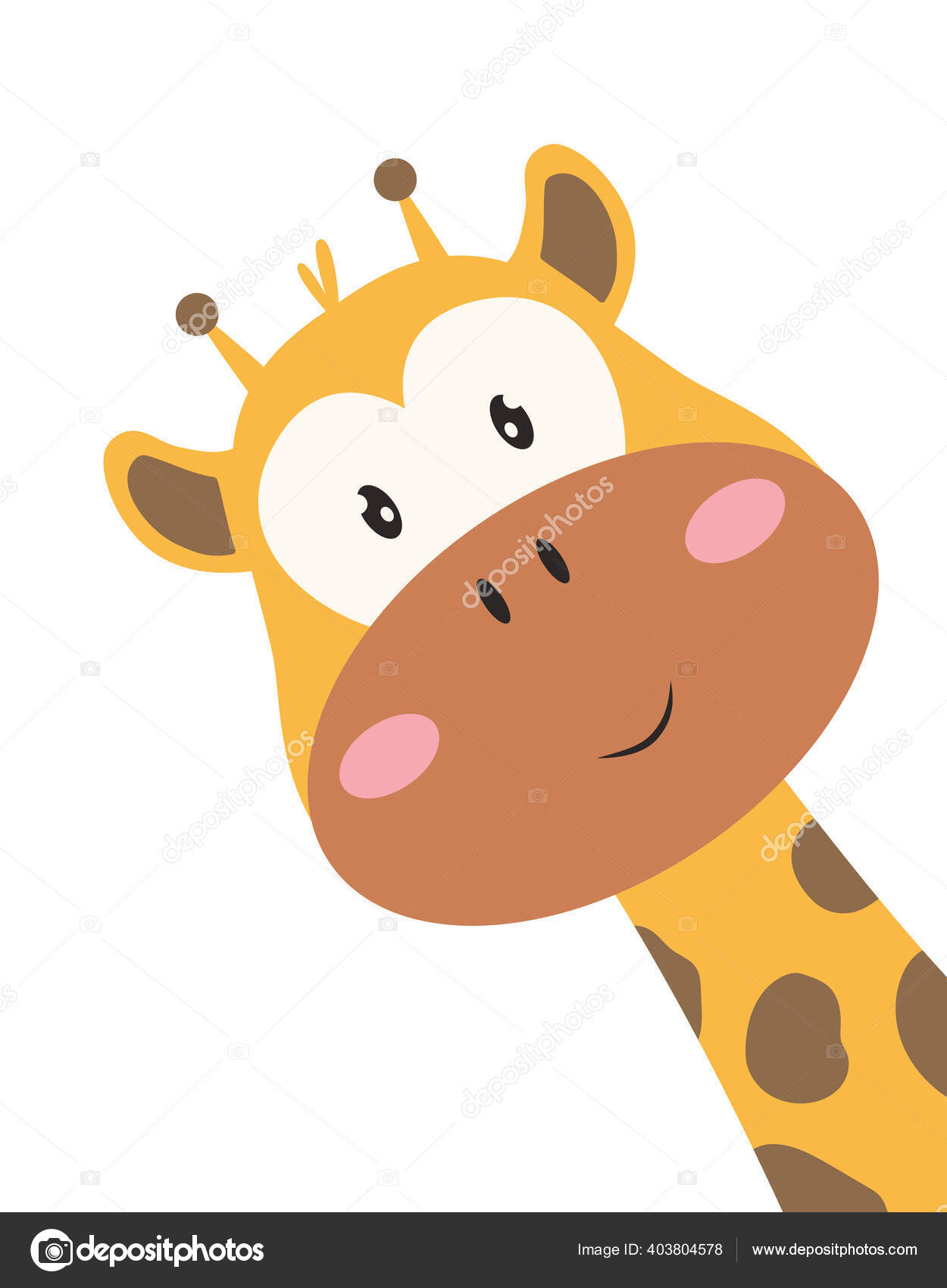 Animated Giraffe Face Pictures