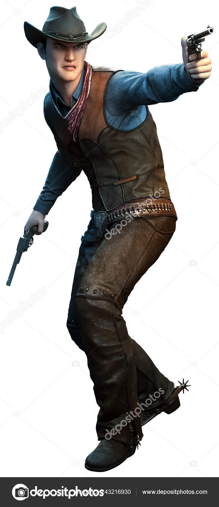 Cowboy Shooting Guns