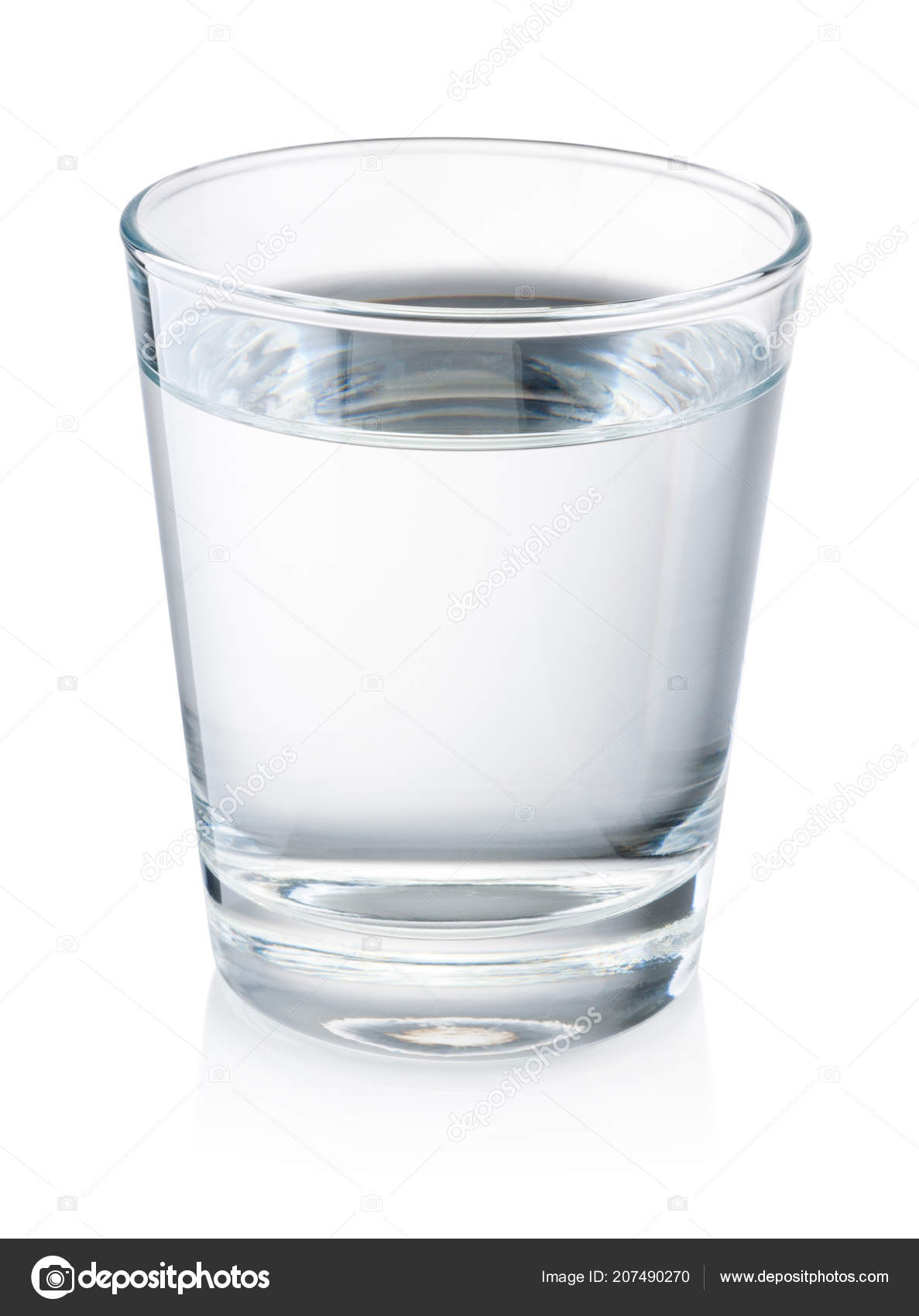 Glass Water Isolated White Background Stock Photo by ©Hyrman 207490270