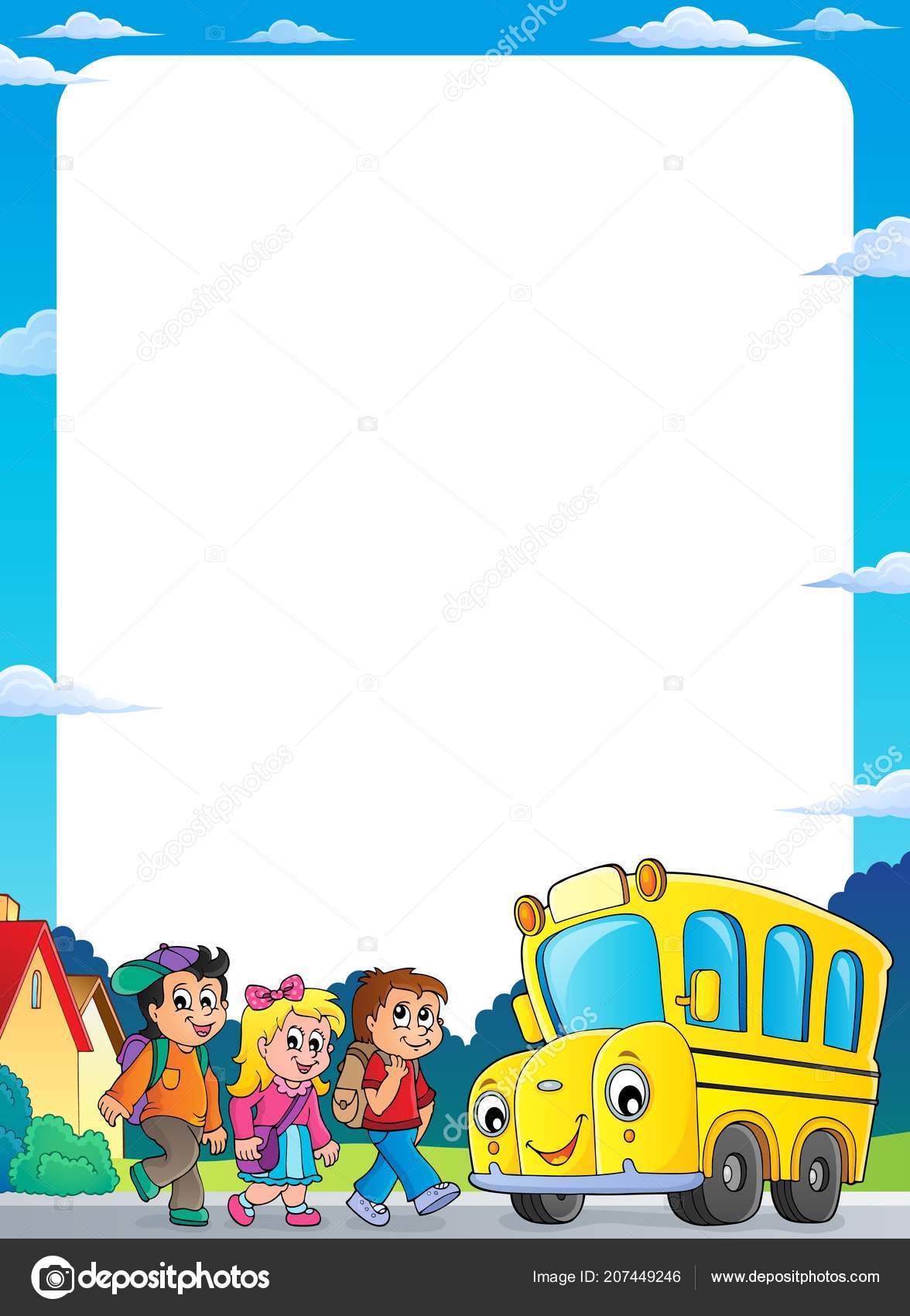 School Bus Border Clip Art