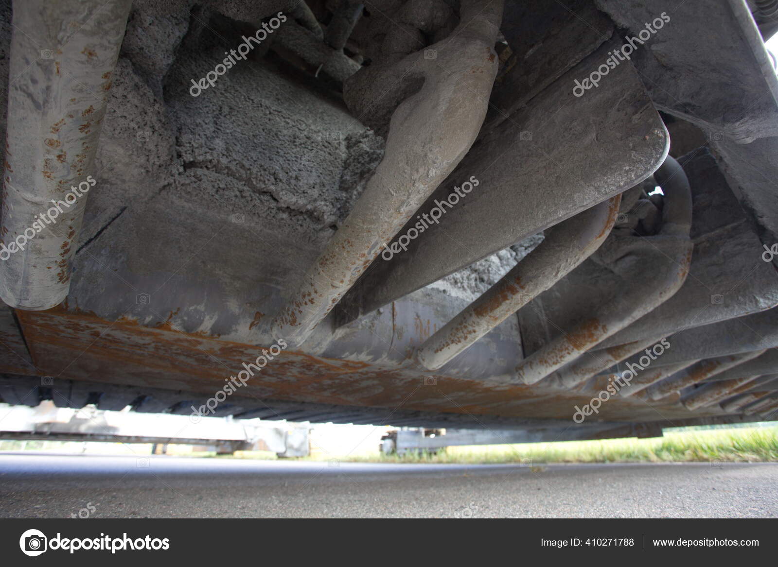 Concrete Laying Complex Road Construction Belarus Minsk 2020 — Stock ...