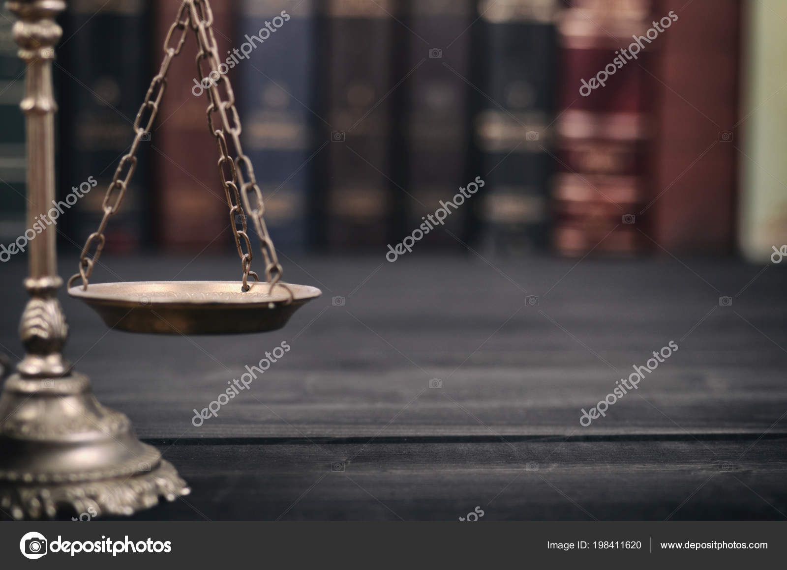 Law Justice Legality Concept Scales Justice Black Wooden Background ...