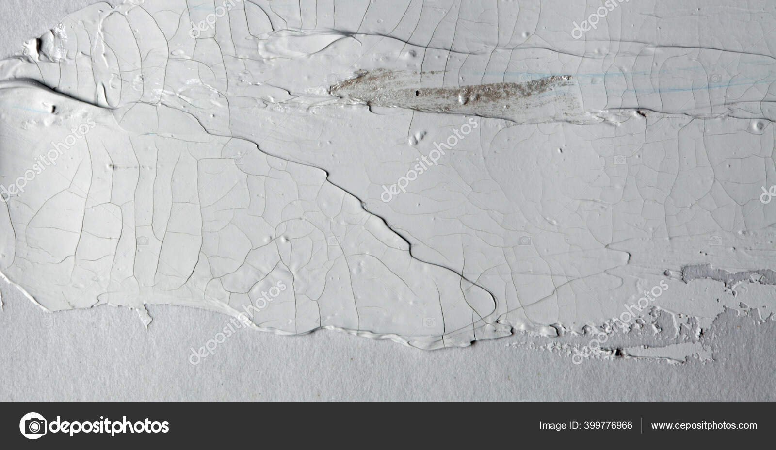 White Smear Brush Stroke Gray Empty Wall Abstract Background Stock ...