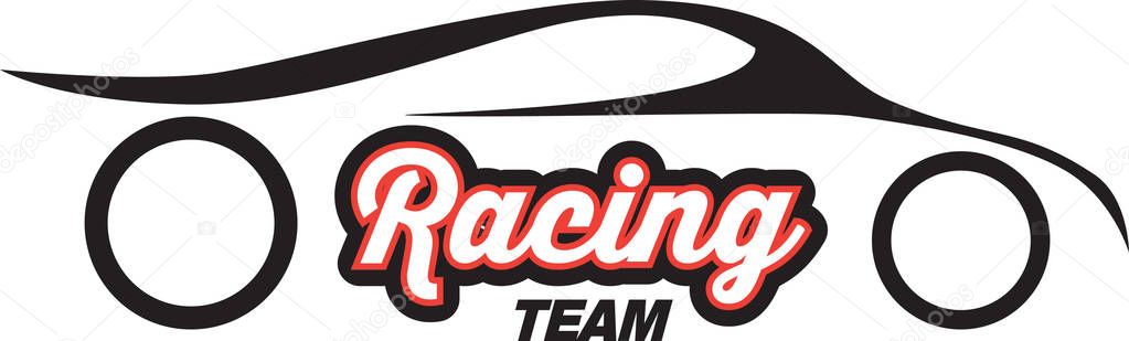 Logo racing team Vector Art Stock Images | Depositphotos