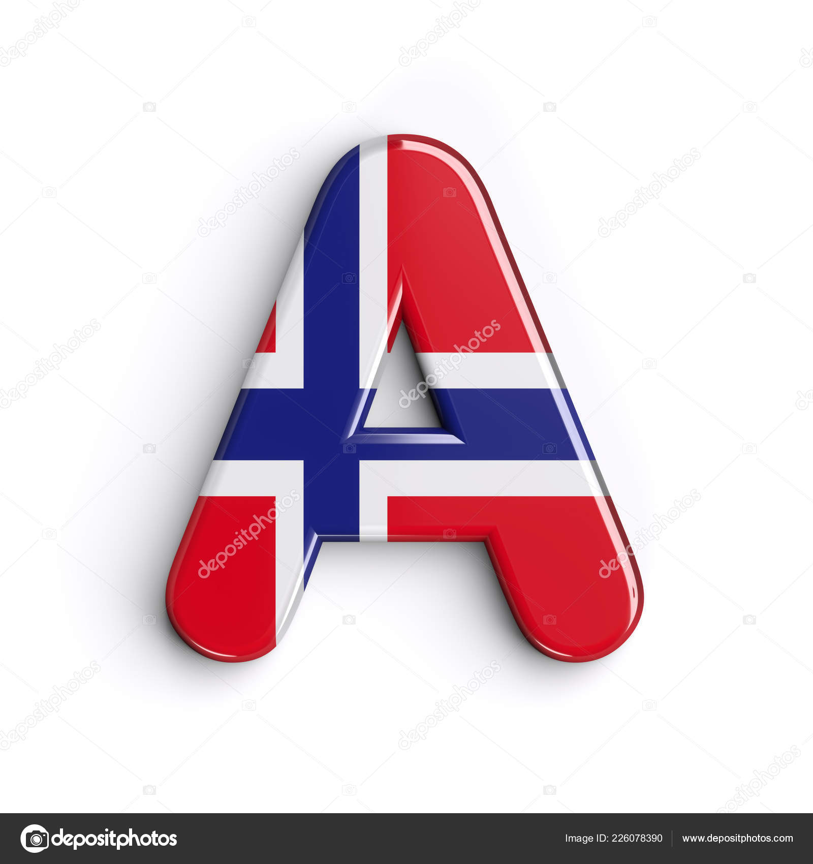 Norwegian Alphabet Letters