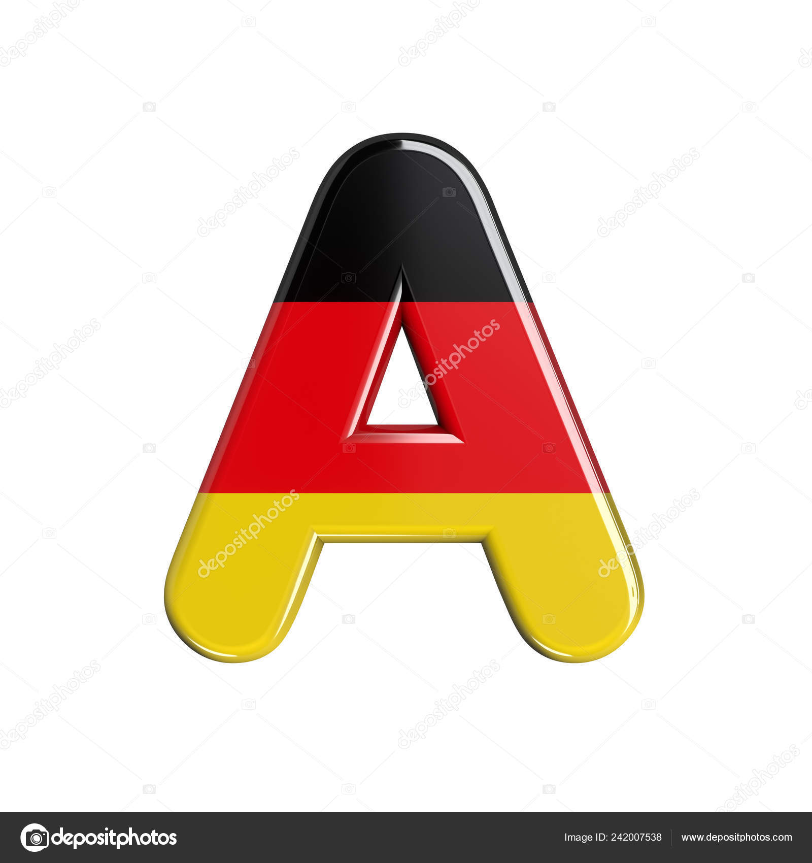 German Font Alphabet