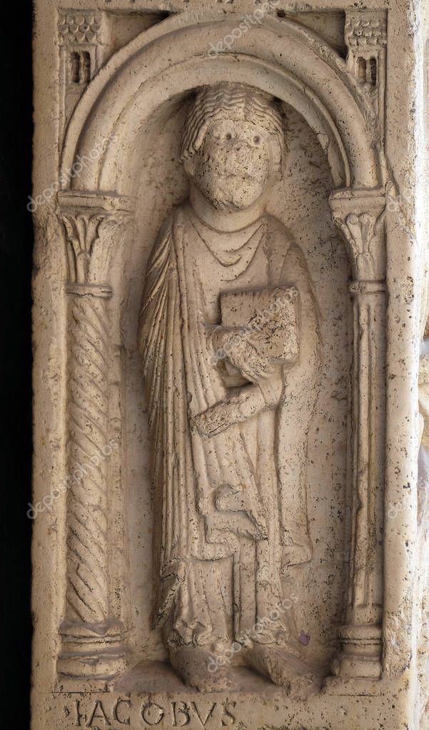 Santiago el Menor el ap stol, bajorrelieve por los seguidores de ...