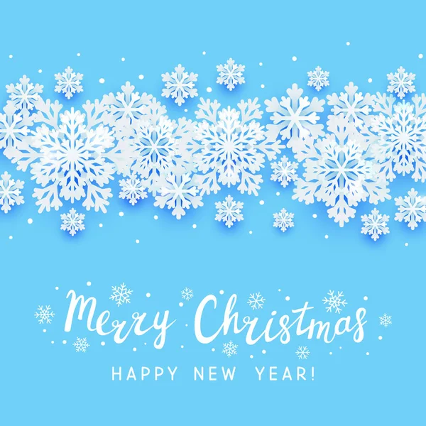 Rime, snowflake, snowfall vector background, happy christmas ele ...