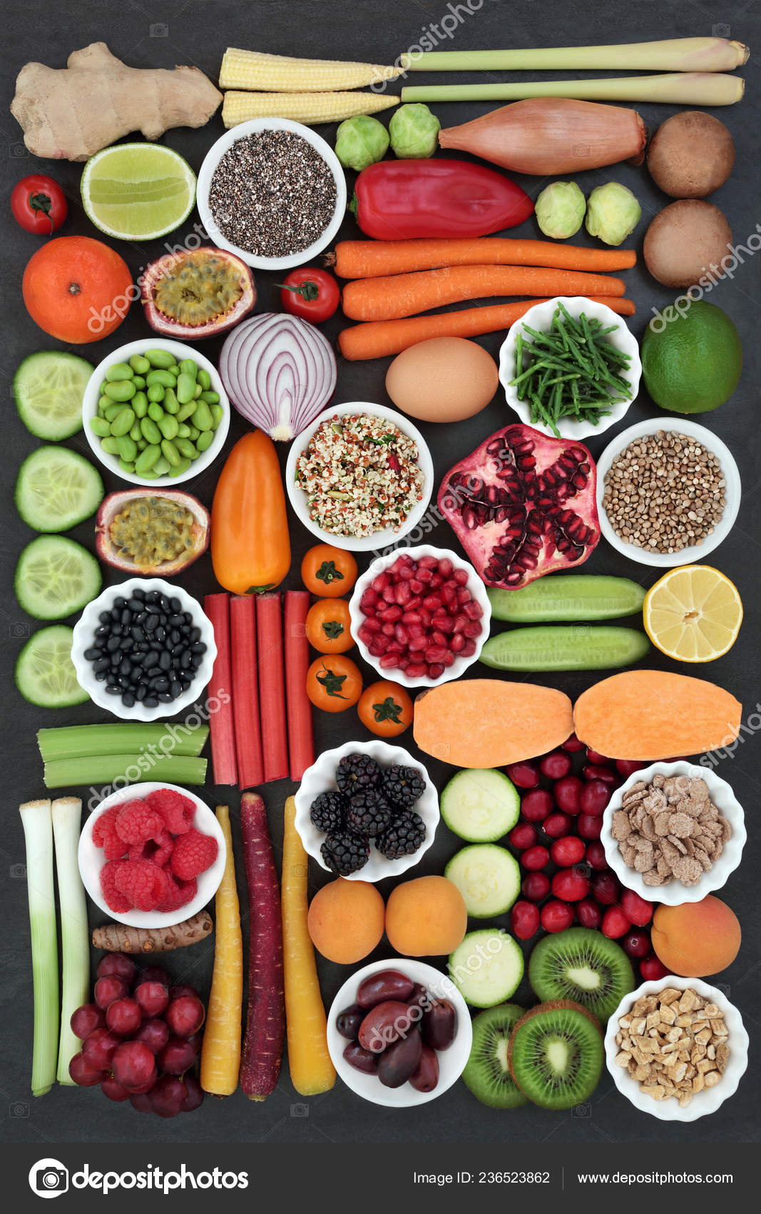 Whole Grains Fruits Fresh Vegtables