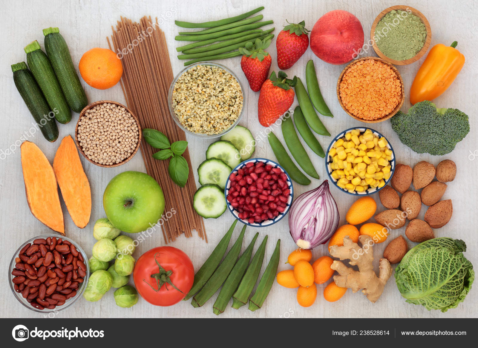 Fruit Vegetables Grain