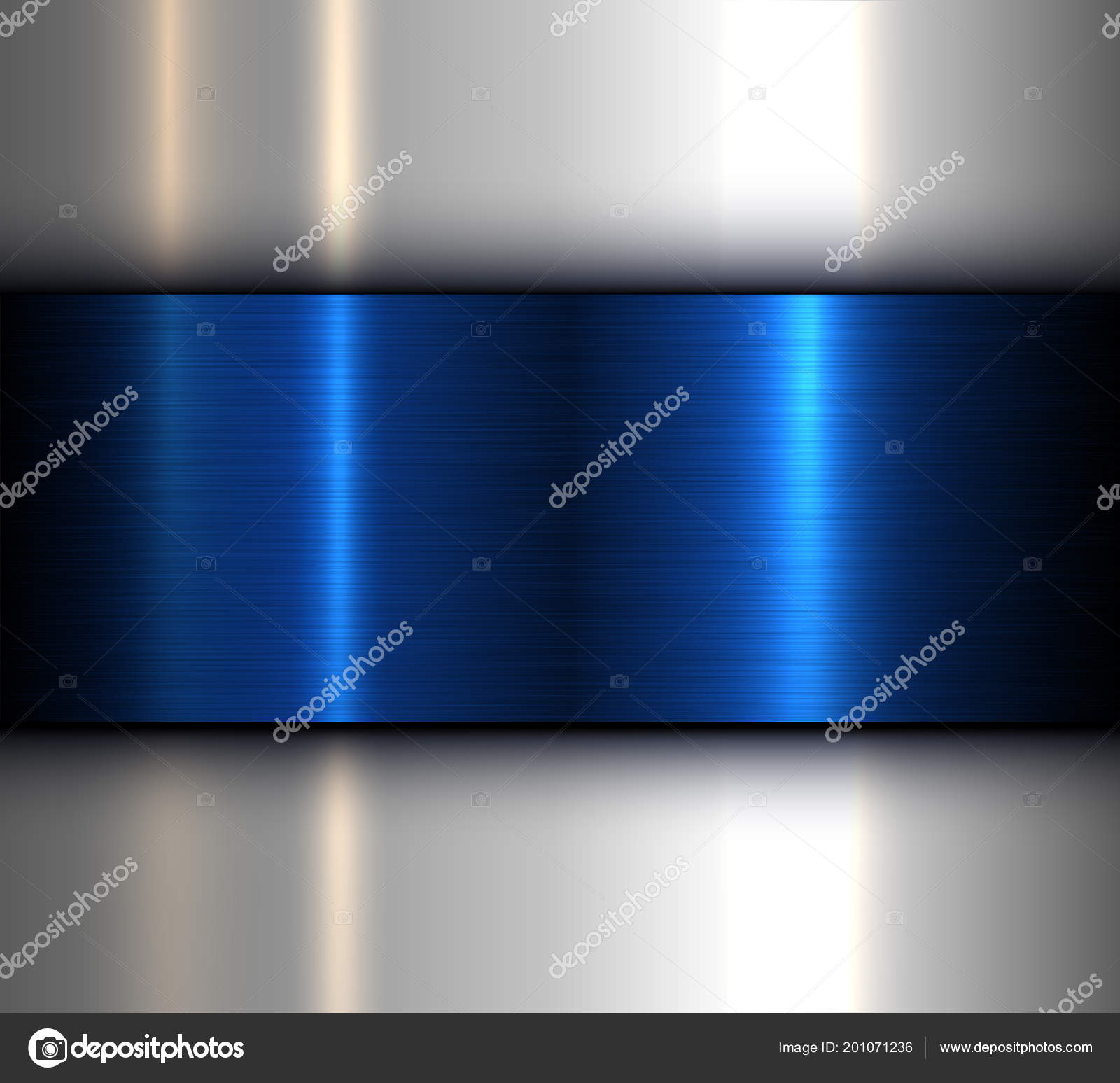 Brushed Blue Steel Texture