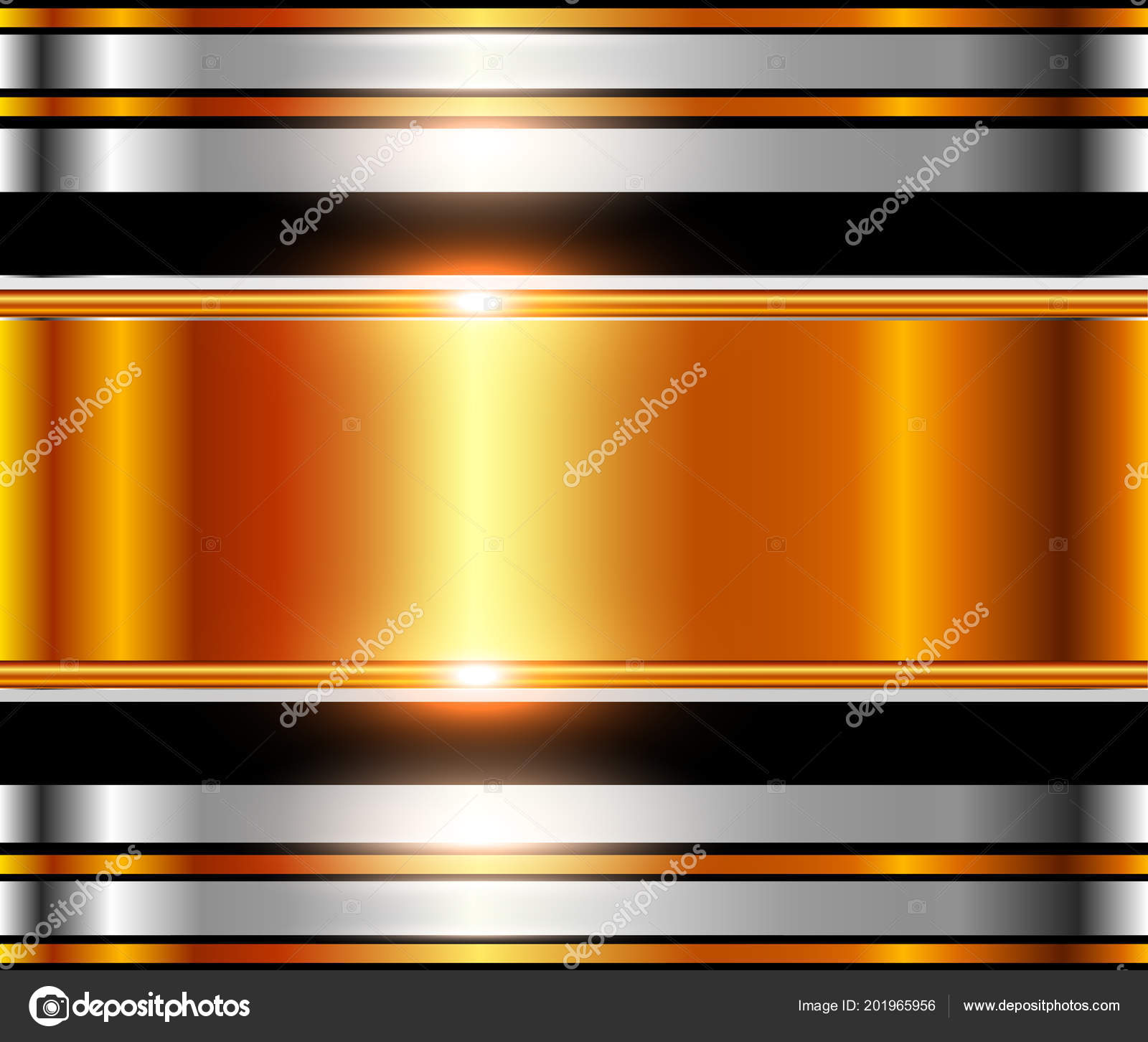 Gold Chrome Background