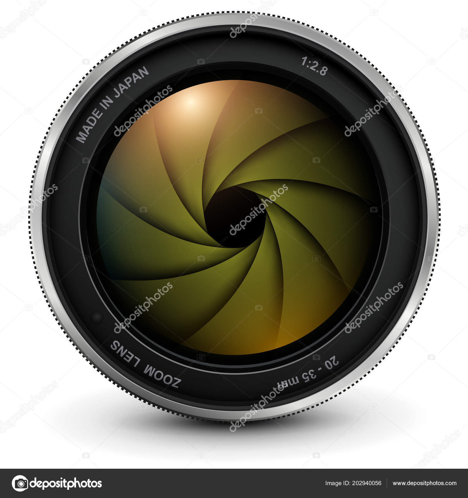 Camera Photo Lens Shutter Vector Illustration Stock Vector by ©cobalt88 ...