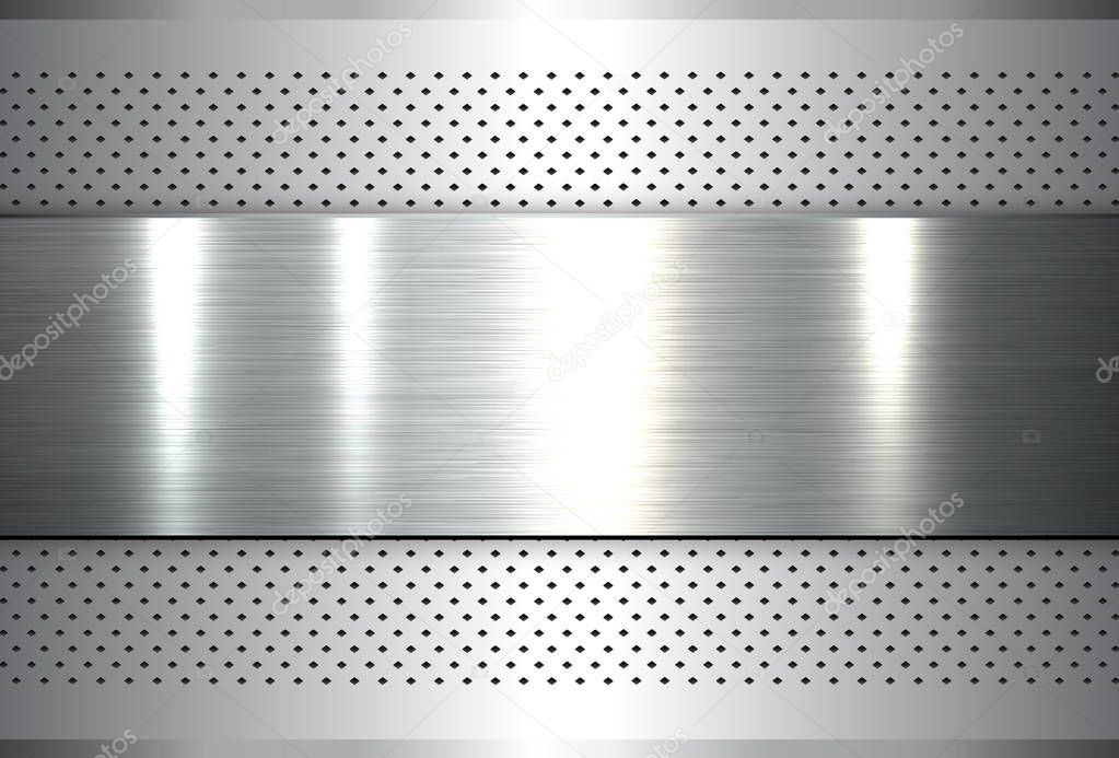 Sfondo Metallizzato Argento