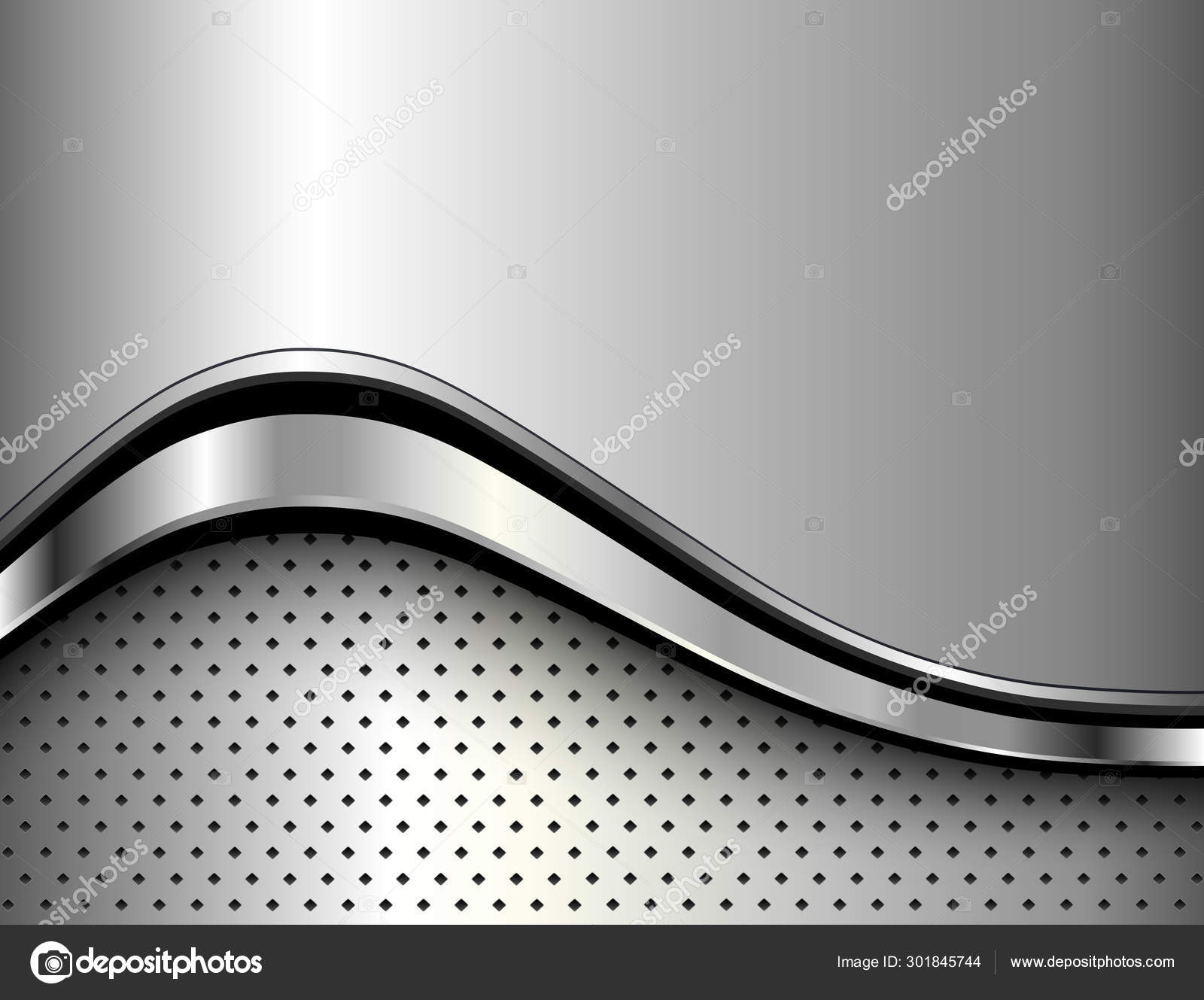 Metallic background silver Stock Vector by ©cobalt88 301845744