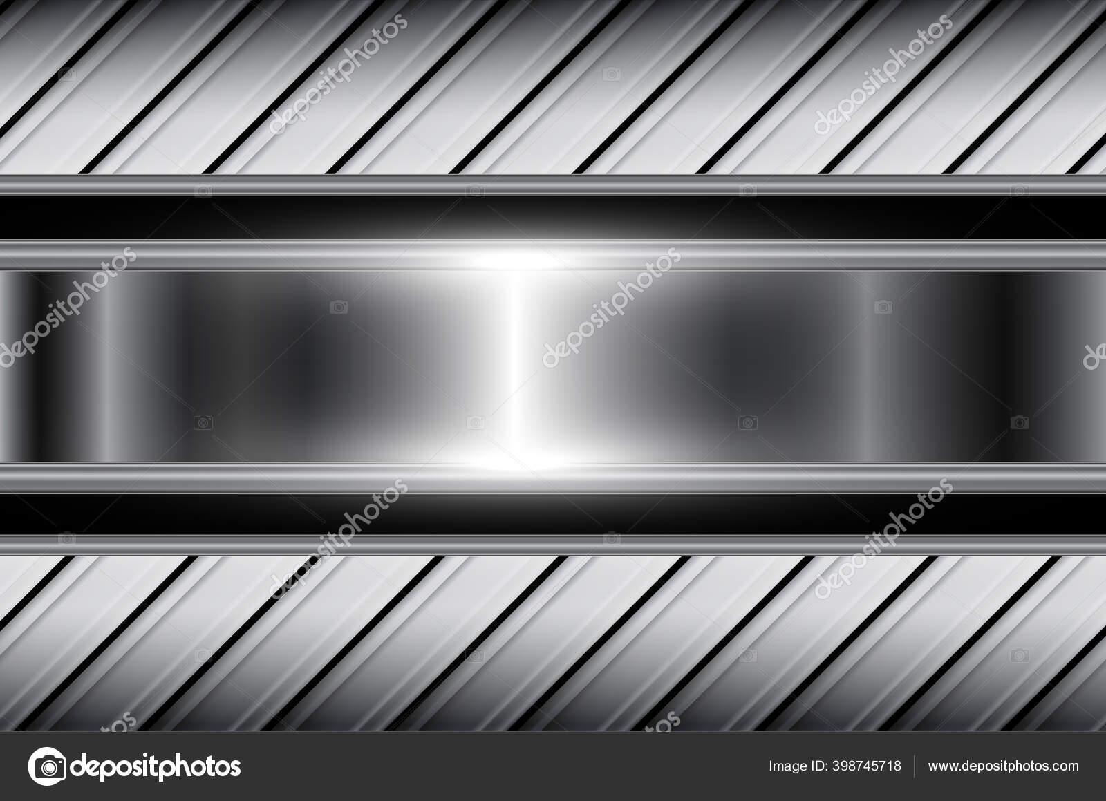 Abstract Background Silver Metallic Shiny Metal Interesting Pattern ...