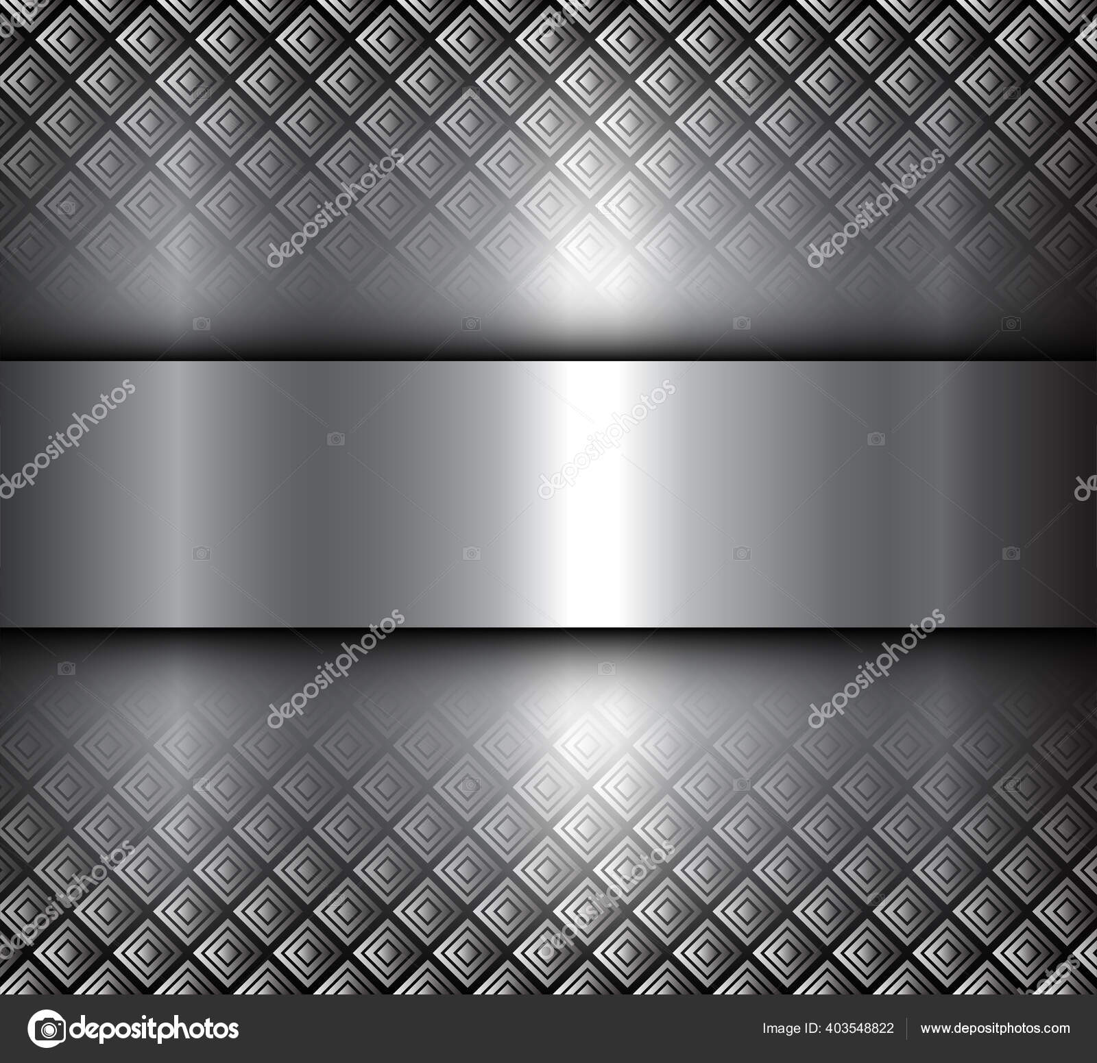 Metallic Background Silver Interesting Transparent Pattern Vector ...