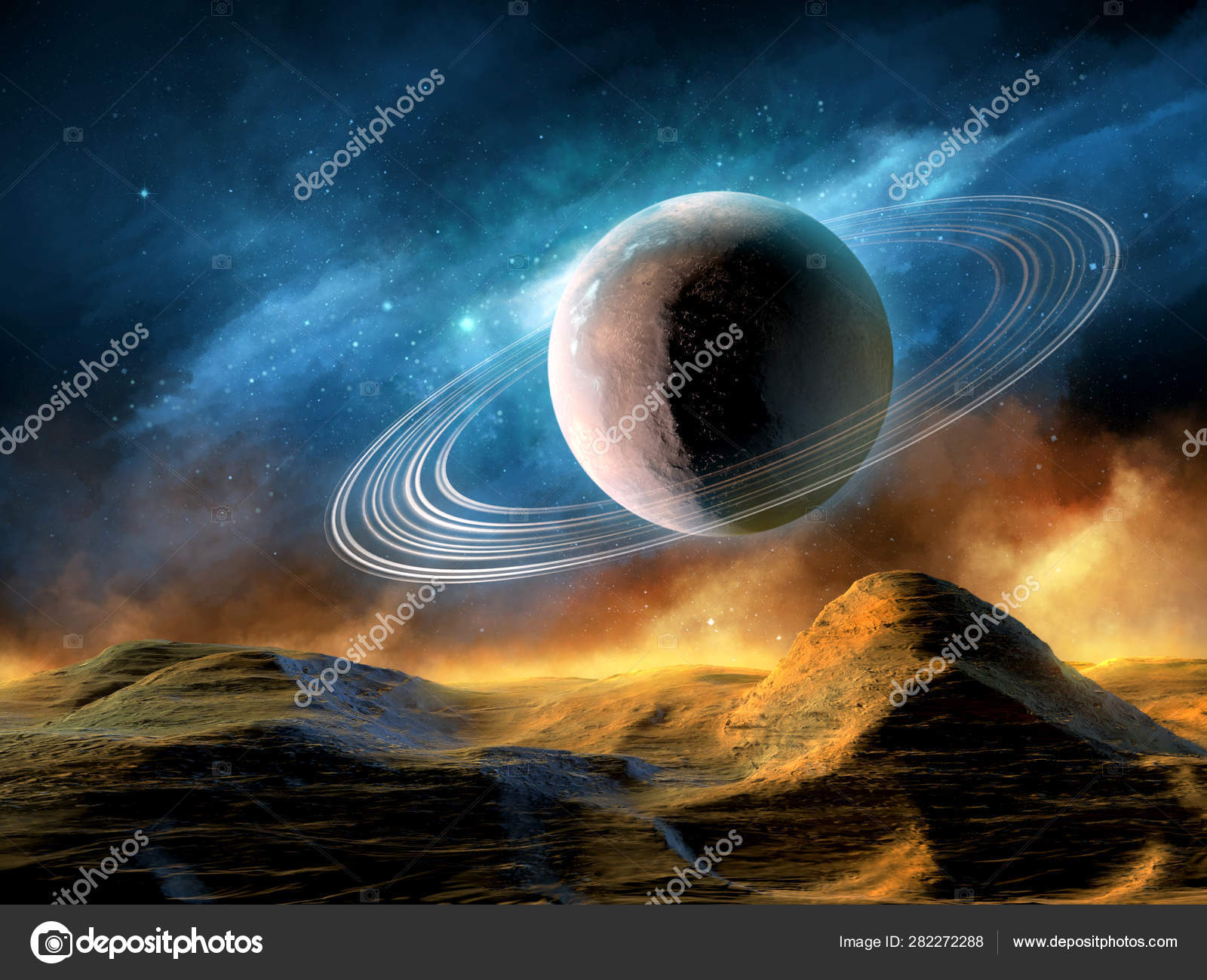 Ringed Planets In The Milky Way