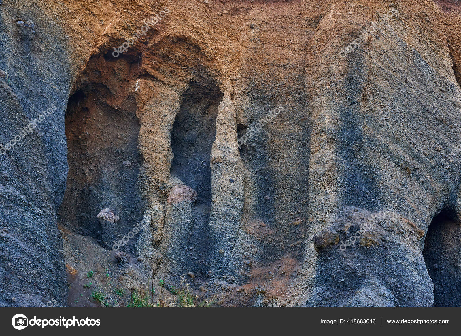 Inside Of A Extinct Volcano
