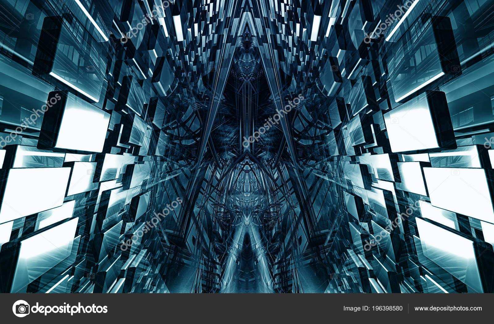 Rendering Digital Technology Background — Stock Photo © zeber2010 ...