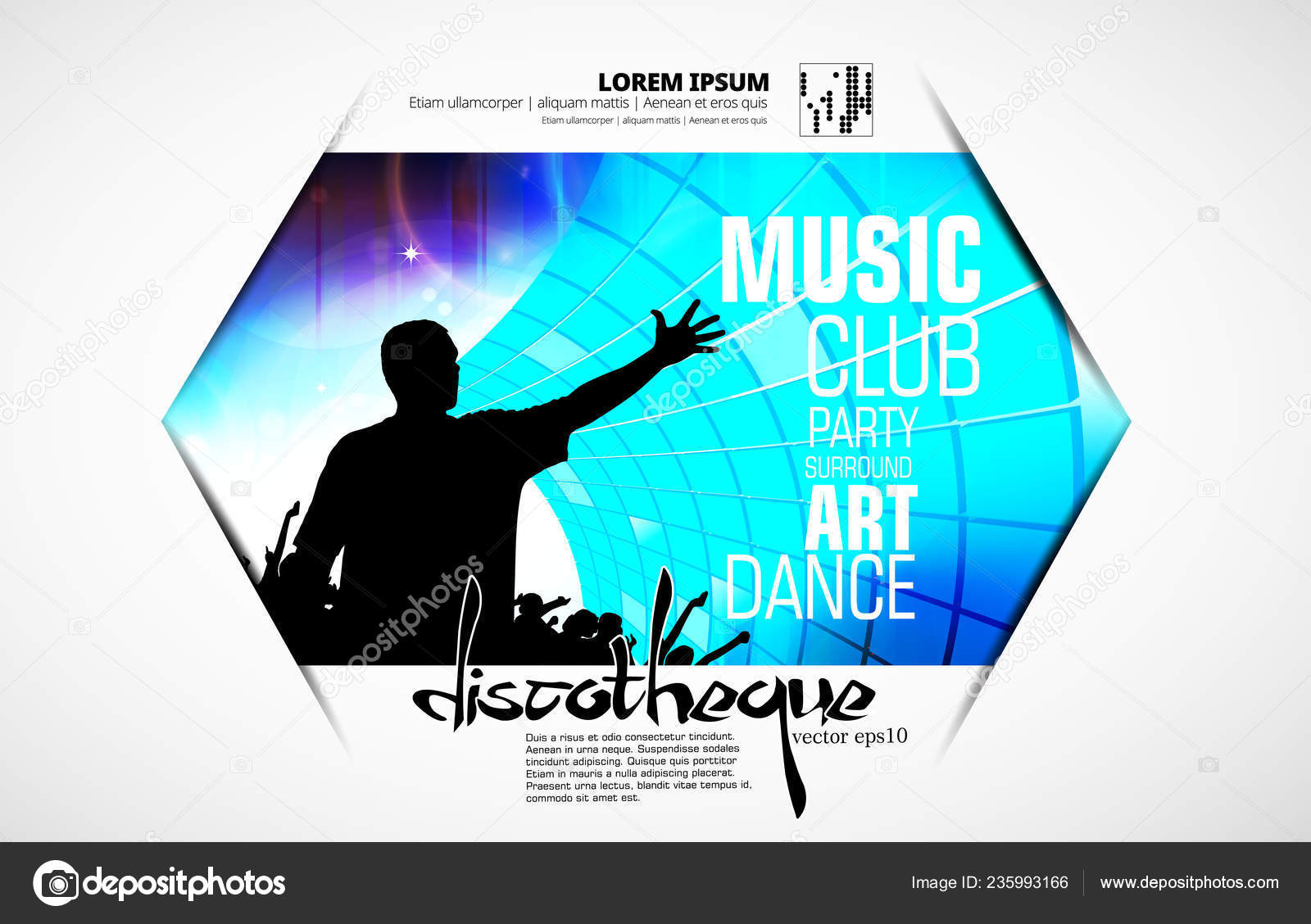 Big Music Event Background Ready Poster Banner Vector Stock Vector by ...