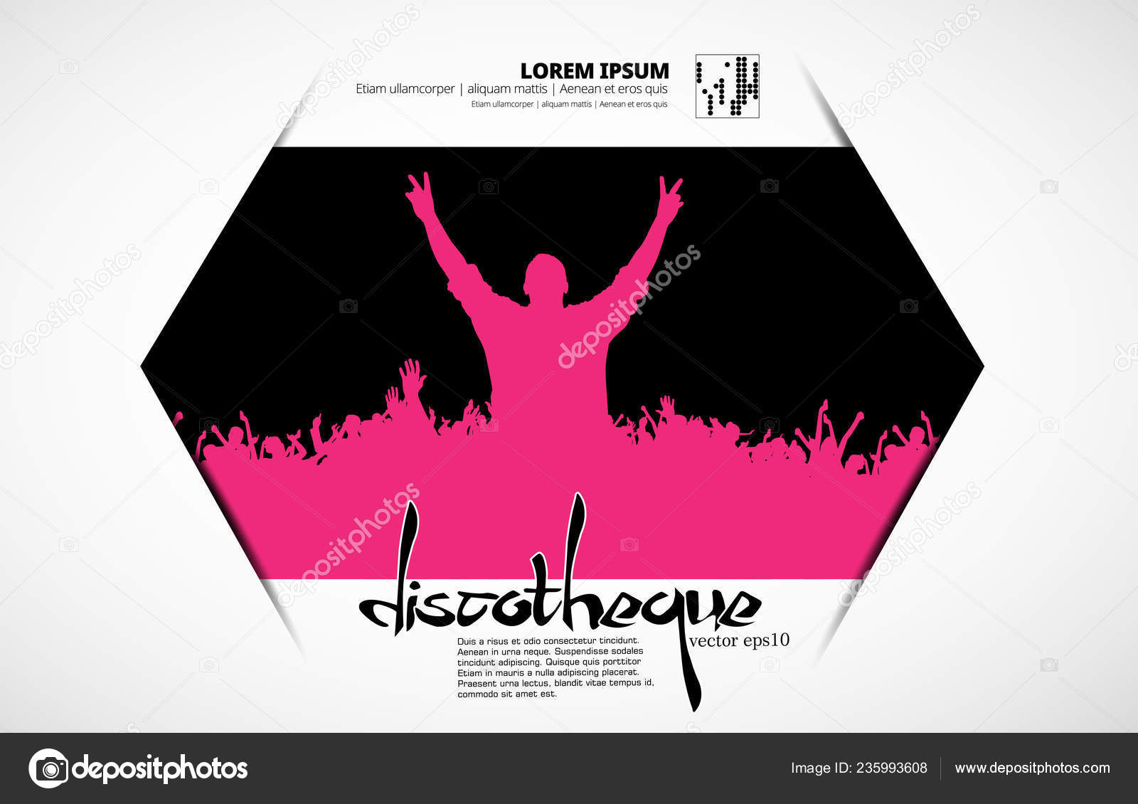 Big Music Event Background Ready Poster Banner Vector Stock Vector by ...