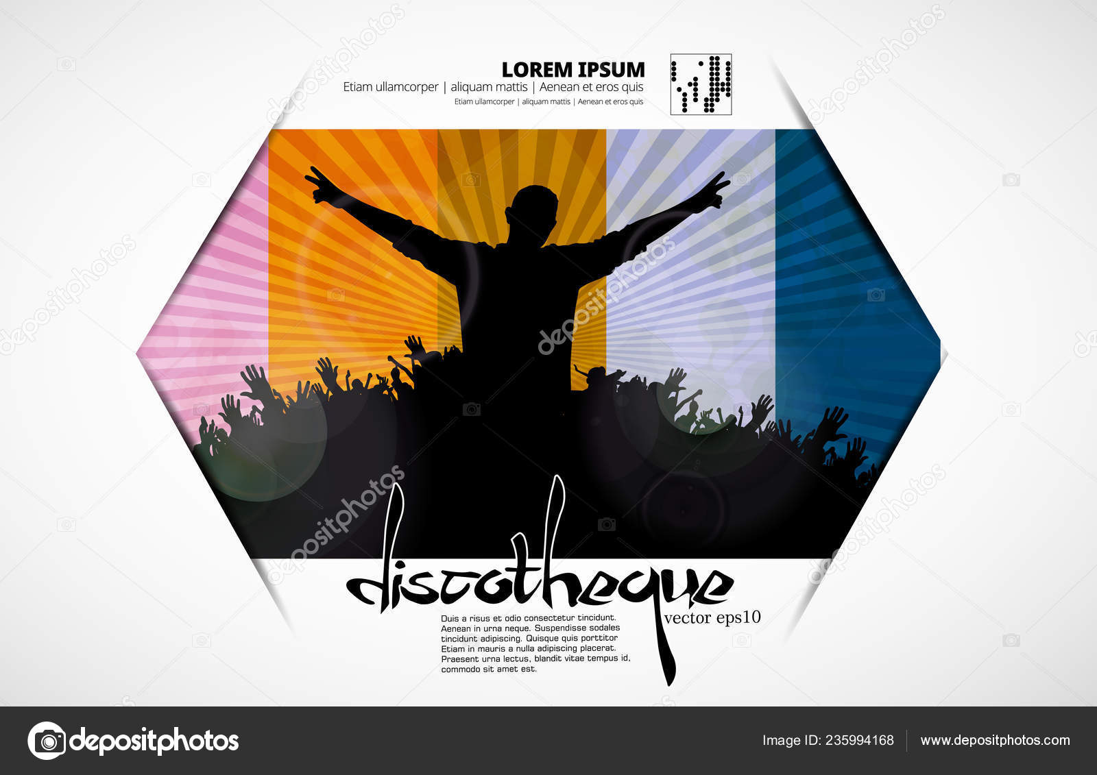 Big Music Event Background Ready Poster Banner Vector Stock Vector by ...