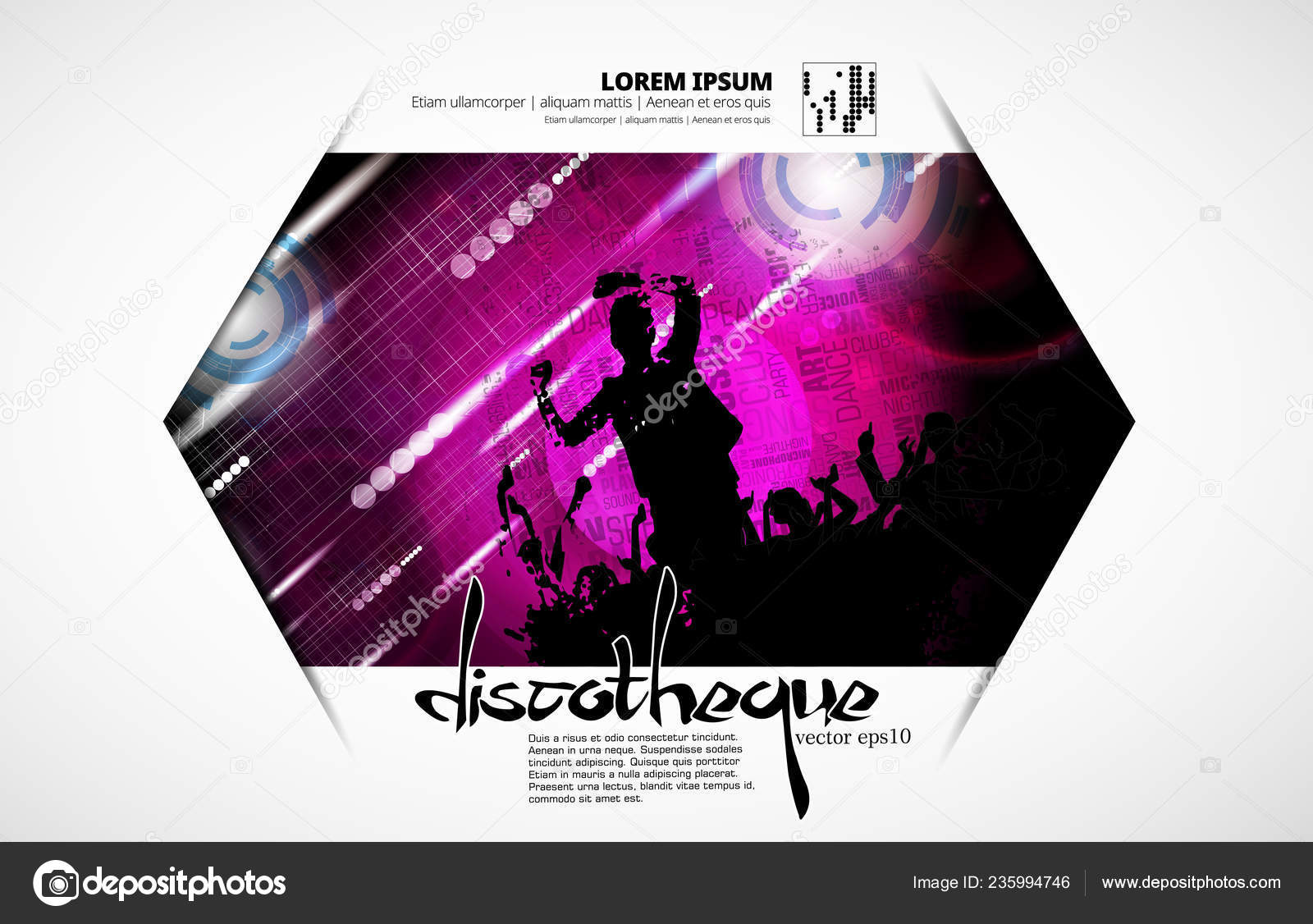 Big Music Event Background Ready Poster Banner Vector Stock Vector by ...