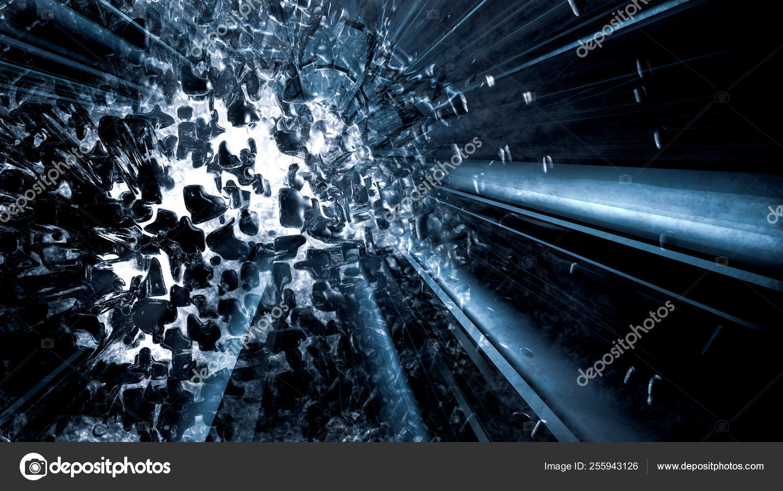 Rendering Futuristic Background Illustration — Stock Photo © zeber2010 ...