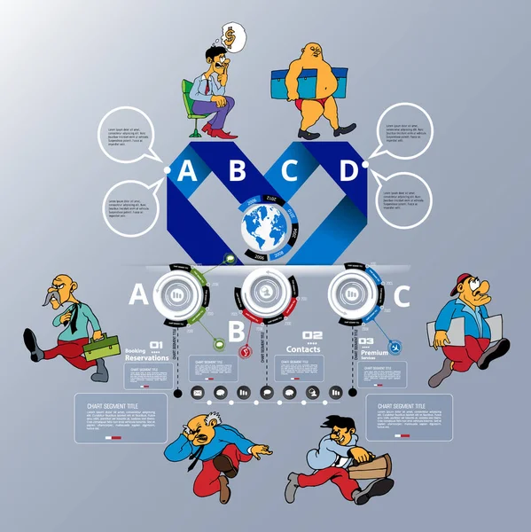 Infographic Vector Elements Business Illustration Stock Vector Image by ...