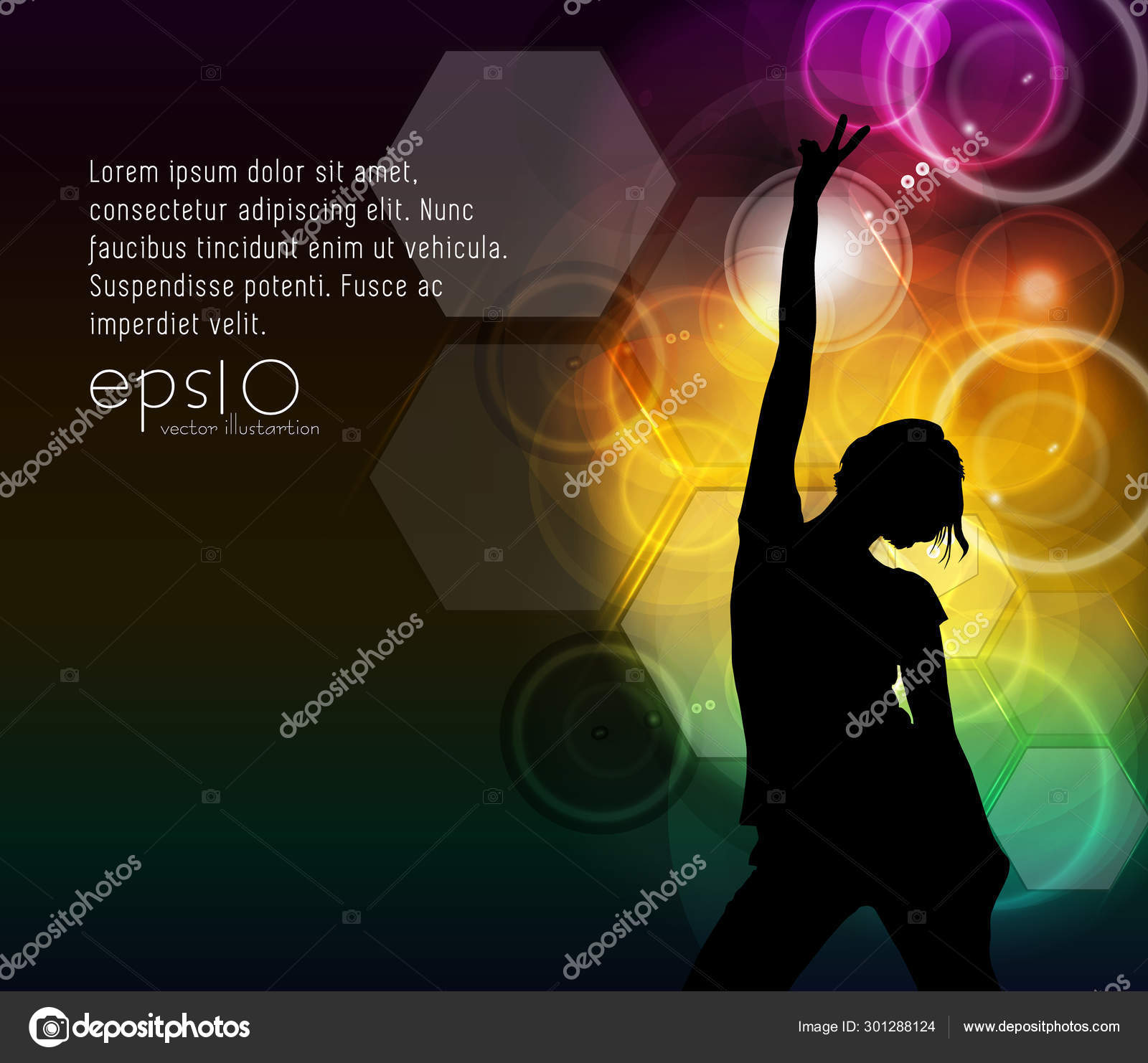 Concert Background Design Easy Edit Vector Illustration Stock Vector ...