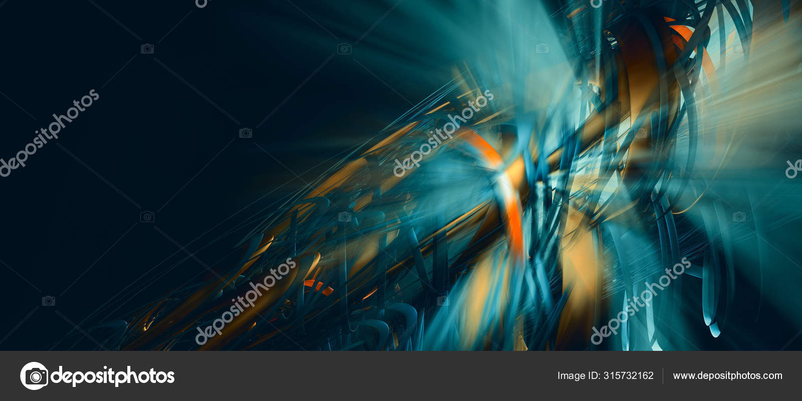 Rendering Abstract Technology Digital Tech Concept Ready Banner ...