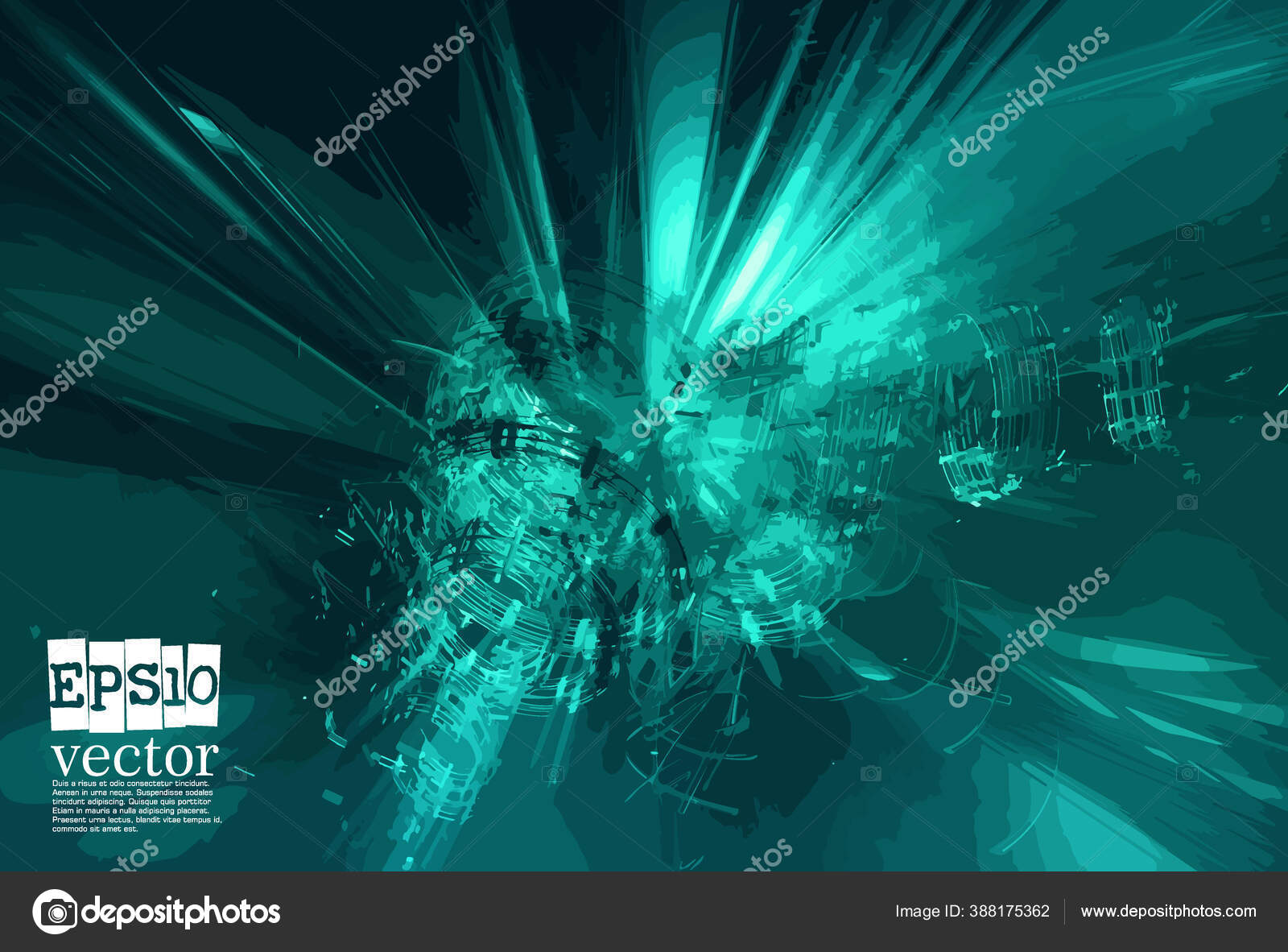 Technology Concept Background Ready Presentation Vector Illustration ...